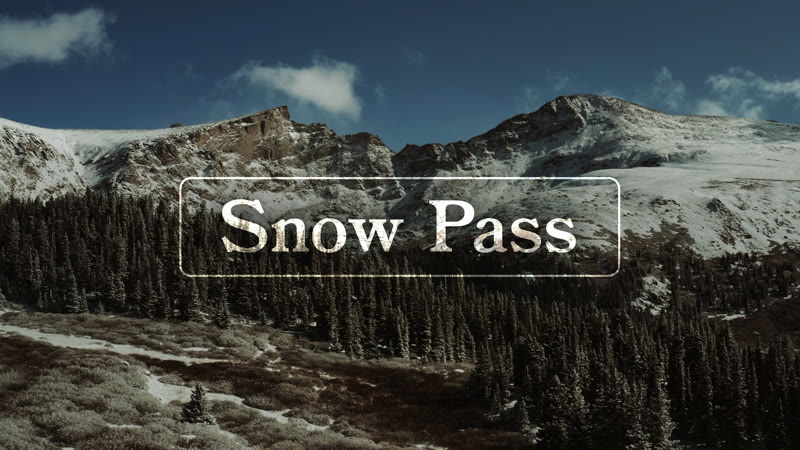 Snow Pass | Visual Revival