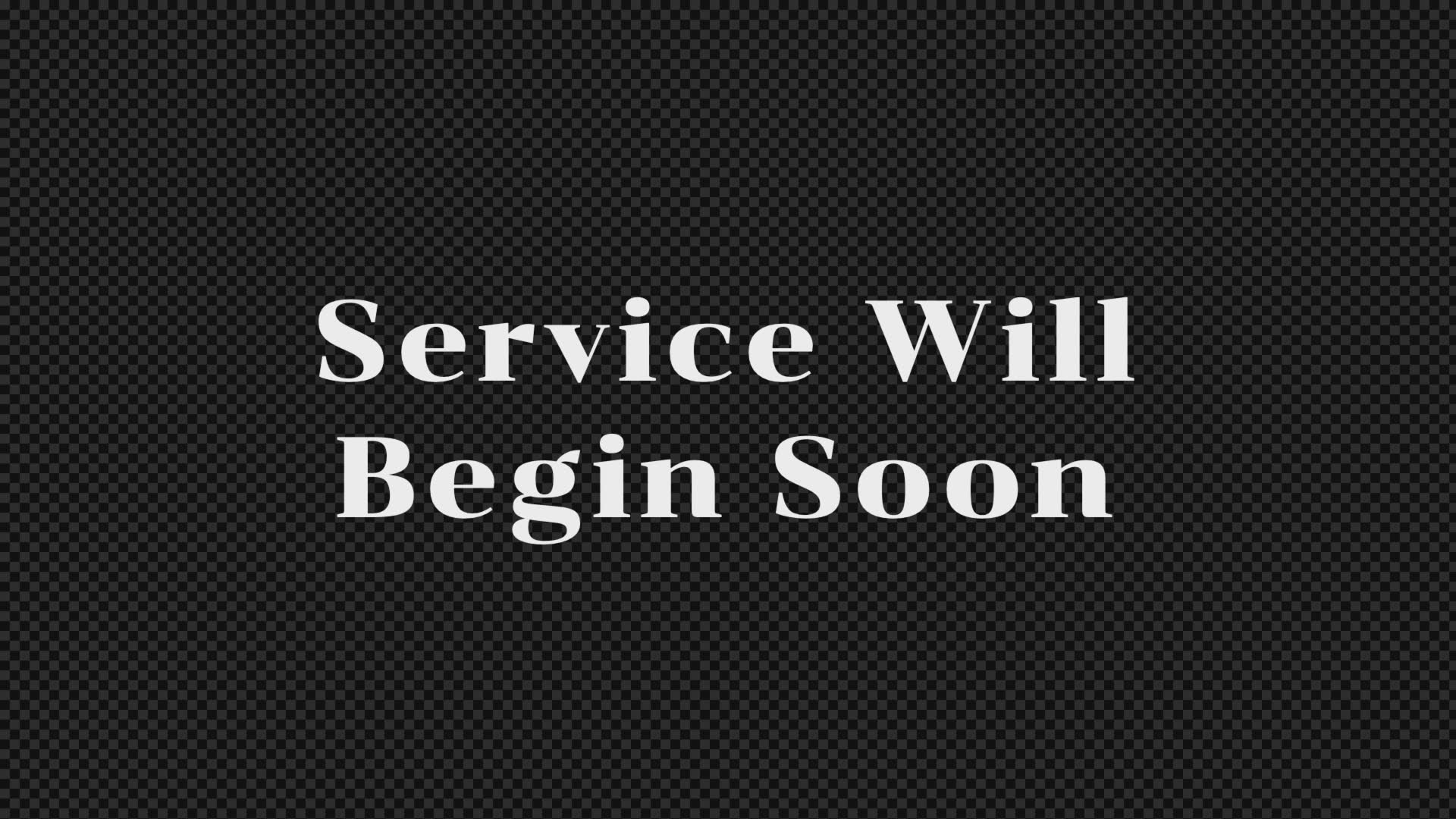 Christmas Lights Title Overlay - Service Will Begin Soon | Visual Revival