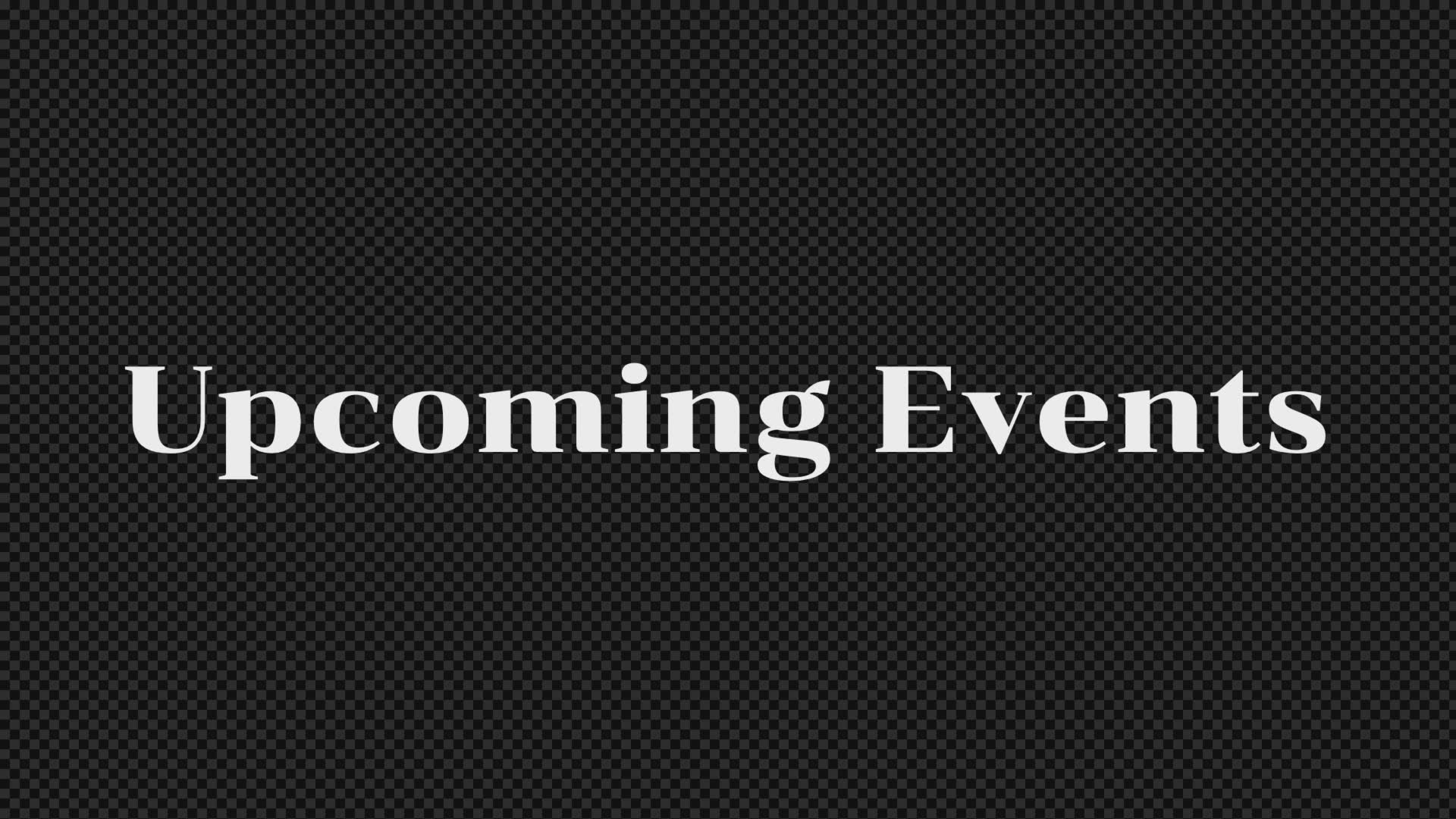 Christmas Lights Title Overlay - Upcoming Events | Visual Revival