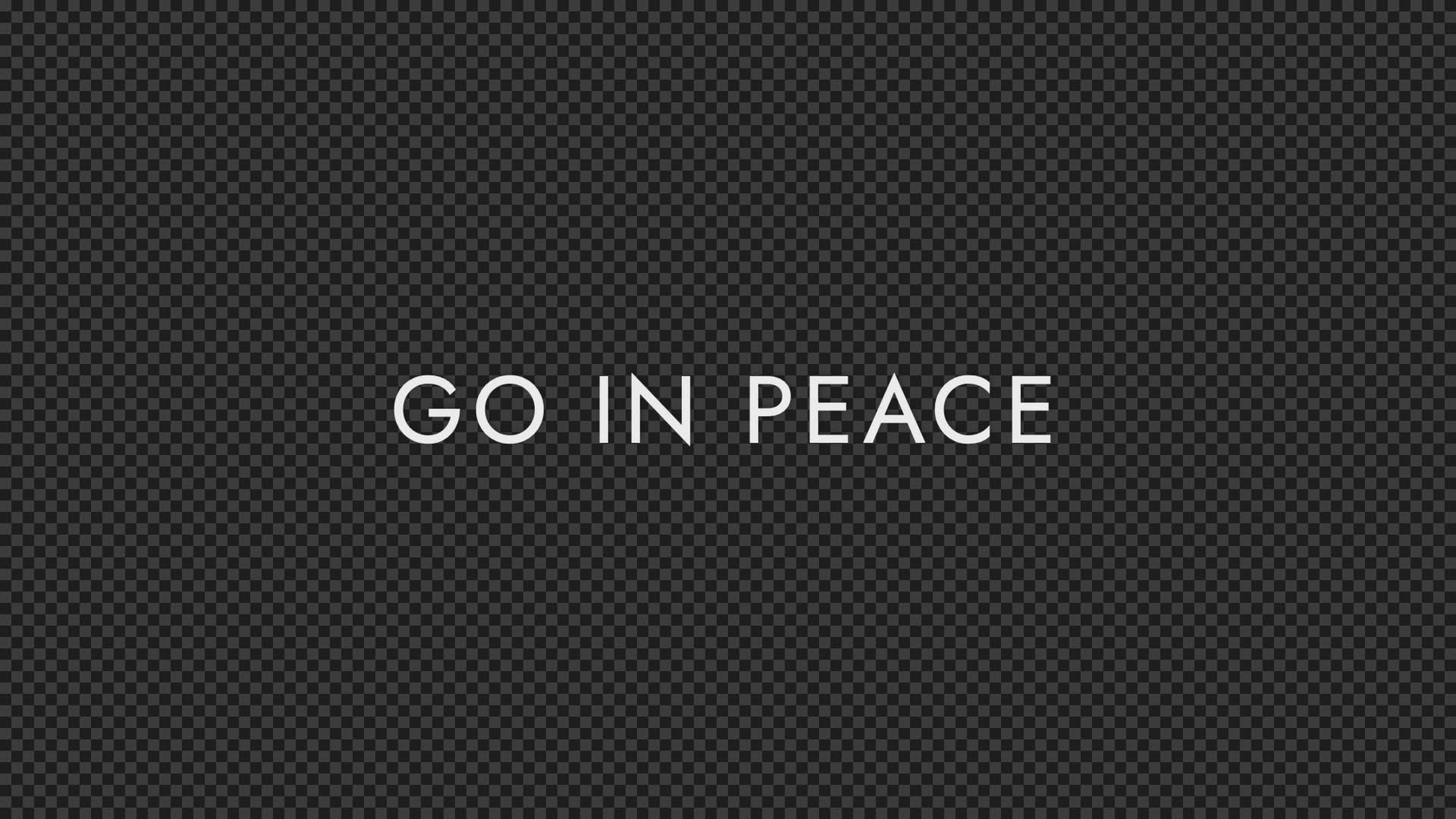 Retrograde Title Overlay - Go In Peace | Visual Revival