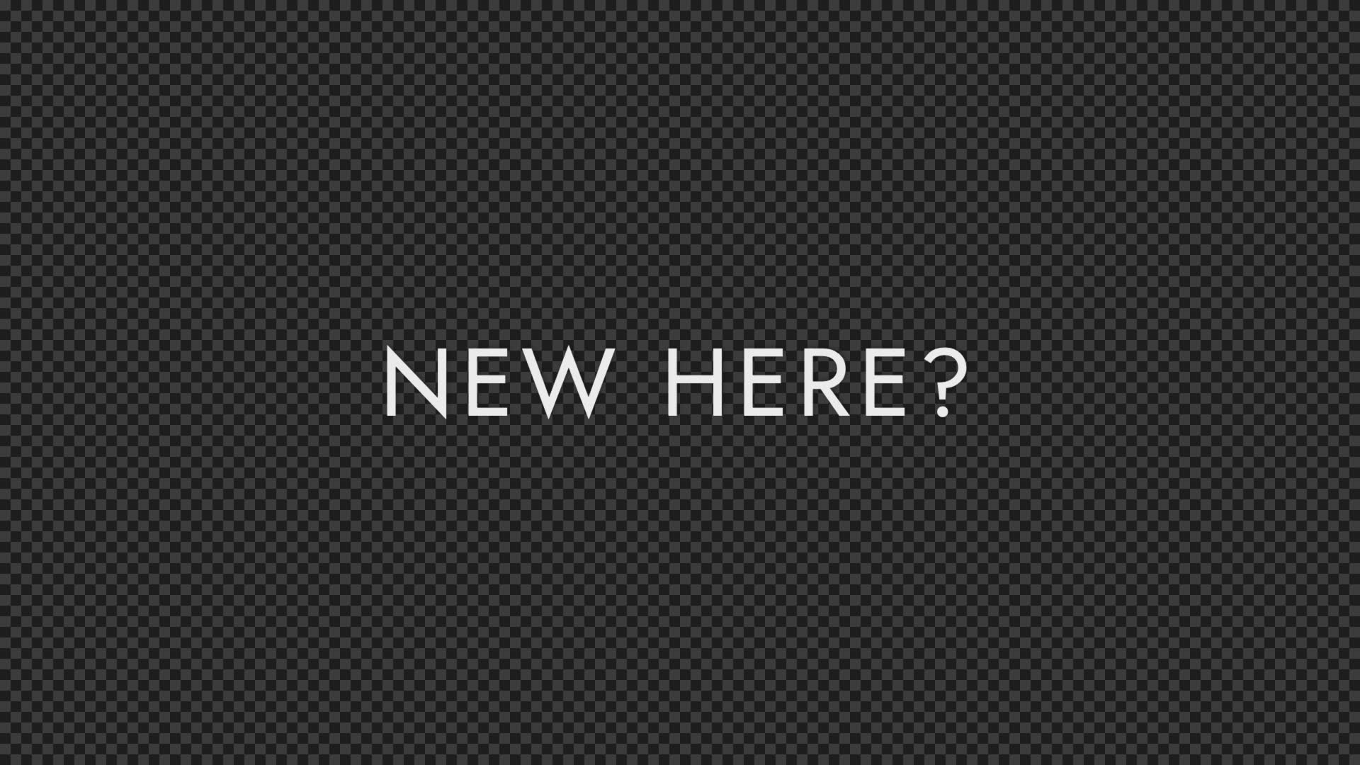 Retrograde Title Overlay - New Here | Visual Revival