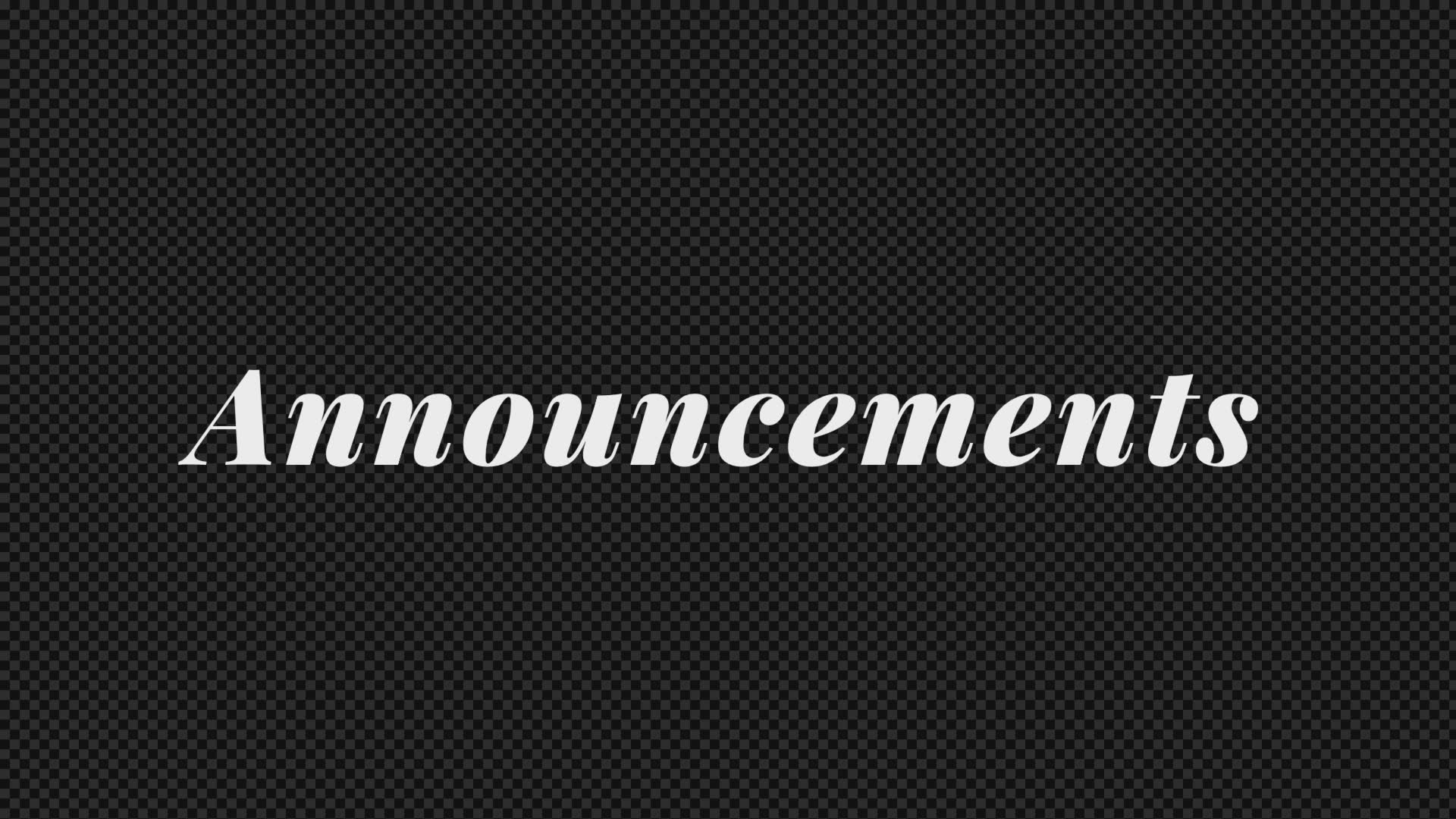 Christmas Lights II Title Overlay - Announcements | Visual Revival