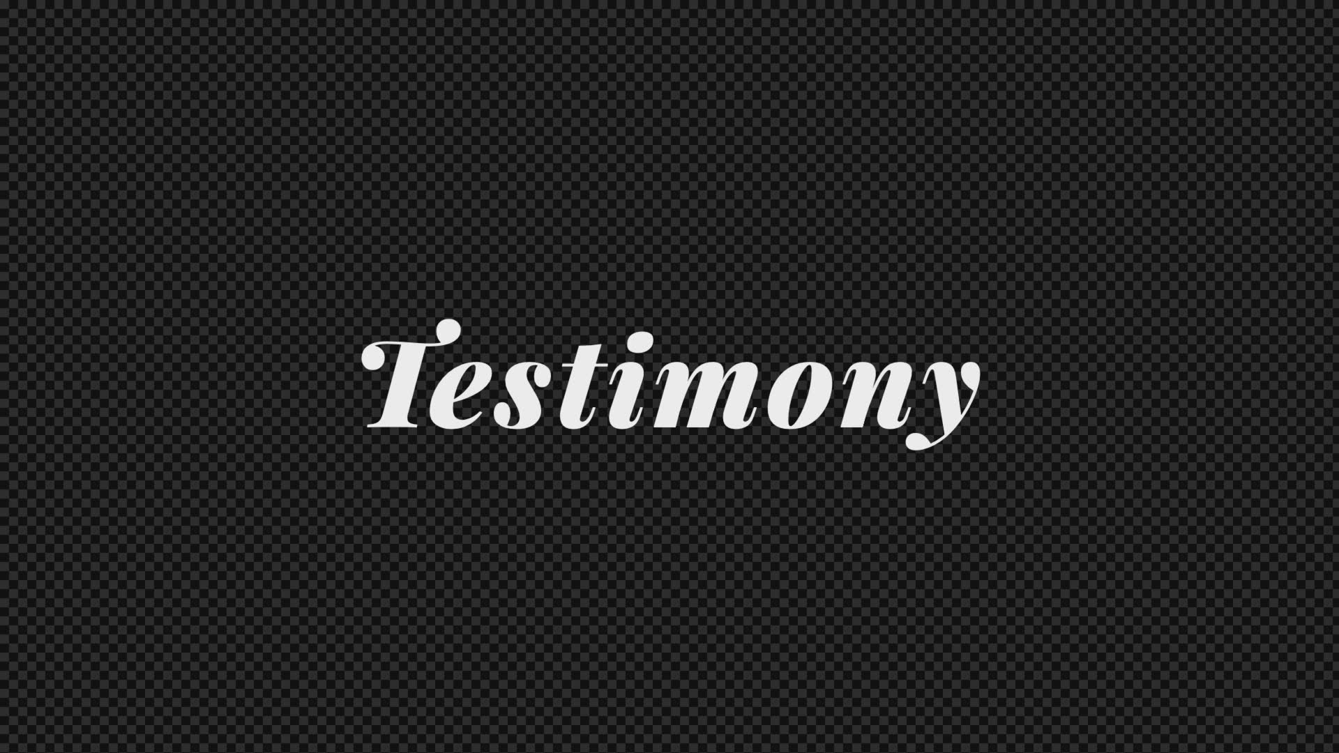 Christmas Lights II Title Overlay - Testimony | Visual Revival