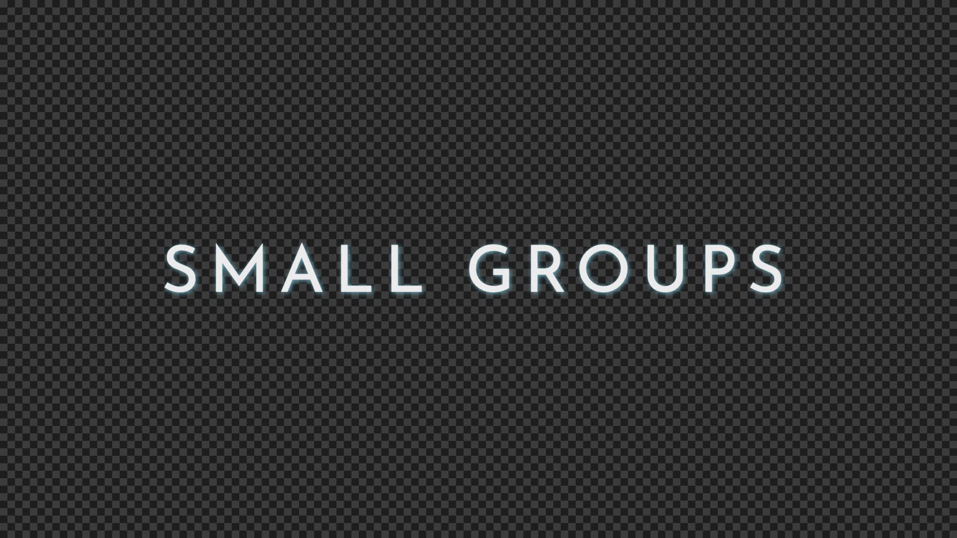 Radiant Title Overlay - Small Groups | Visual Revival