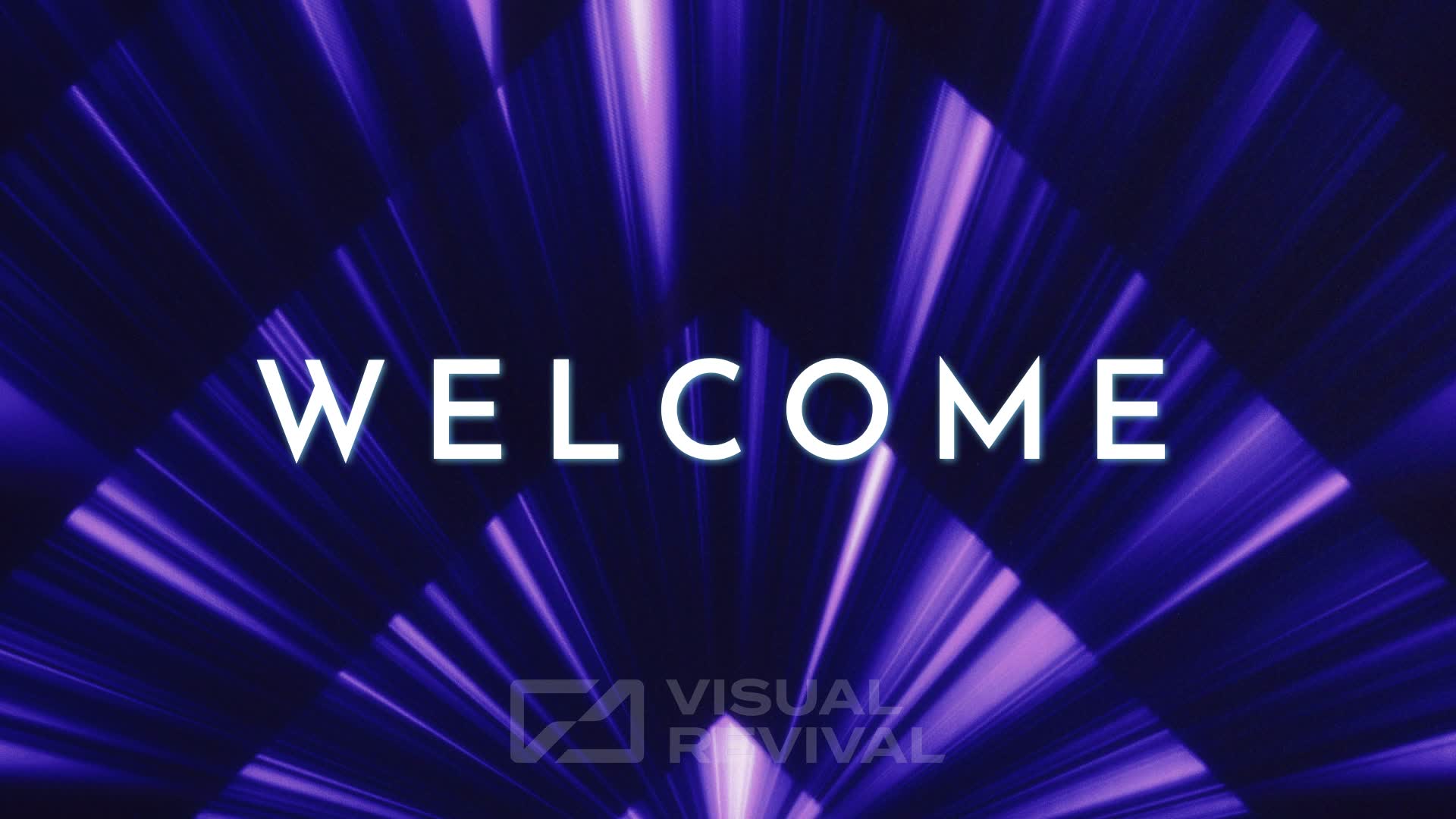 Radiant Title Slide - Welcome | Visual Revival