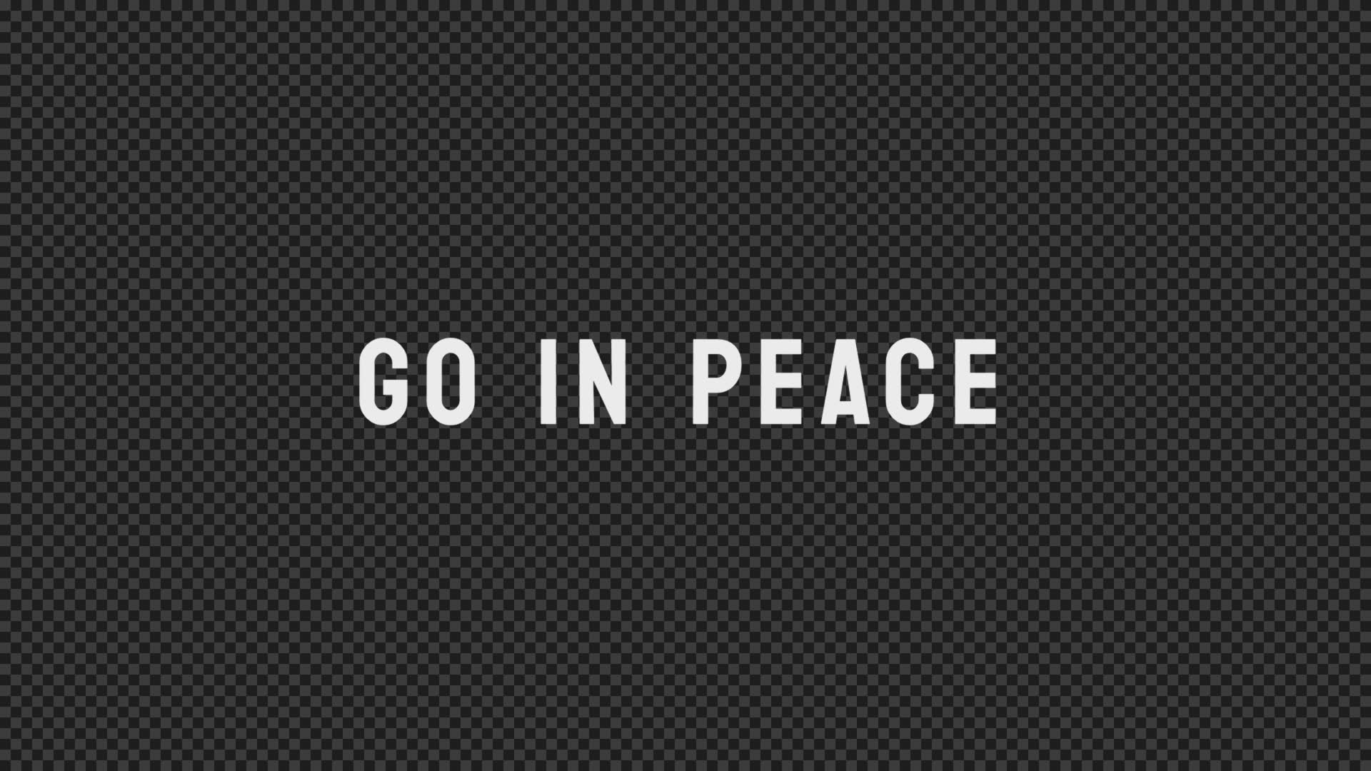 Color Wash Title Overlay - Go In Peace | Visual Revival
