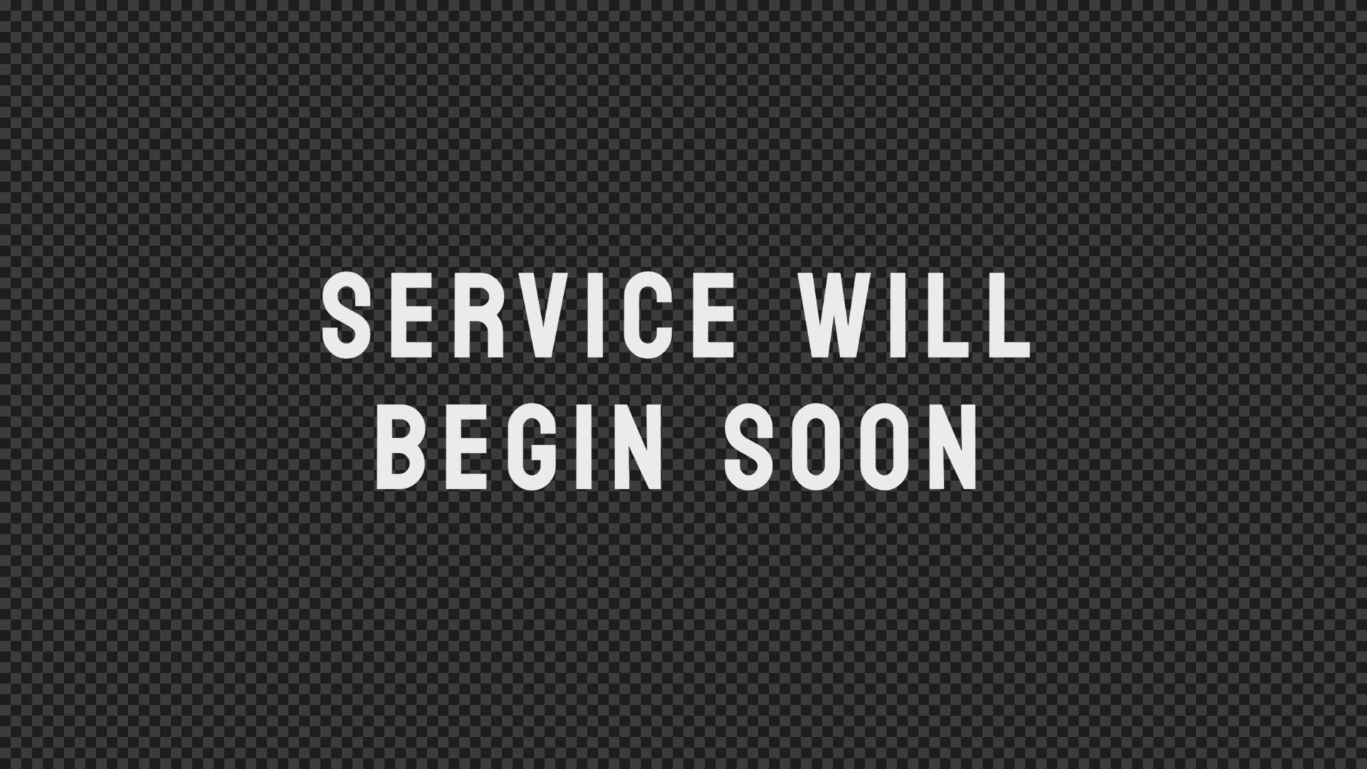 Color Wash Title Overlay - Service Will Begin Soon | Visual Revival