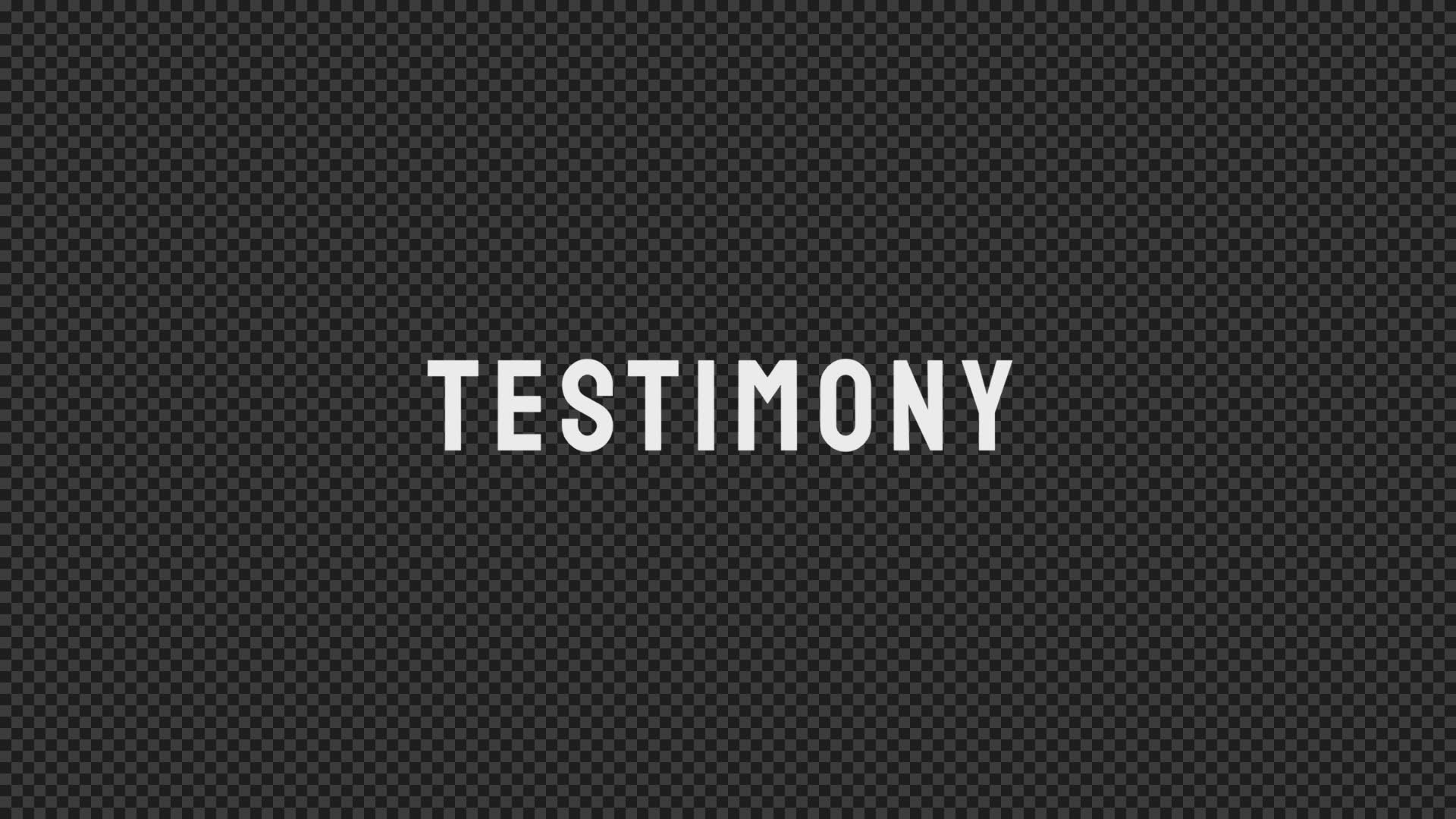Color Wash Title Overlay - Testimony | Visual Revival