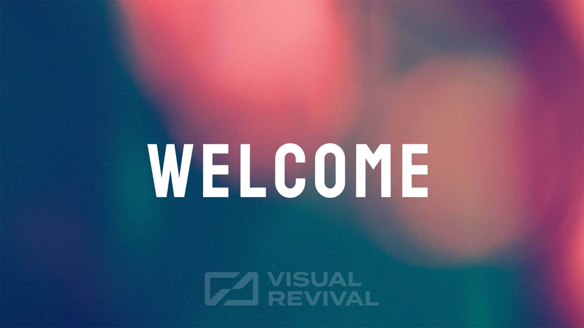 Color Wash Title Slide - Welcome | Visual Revival