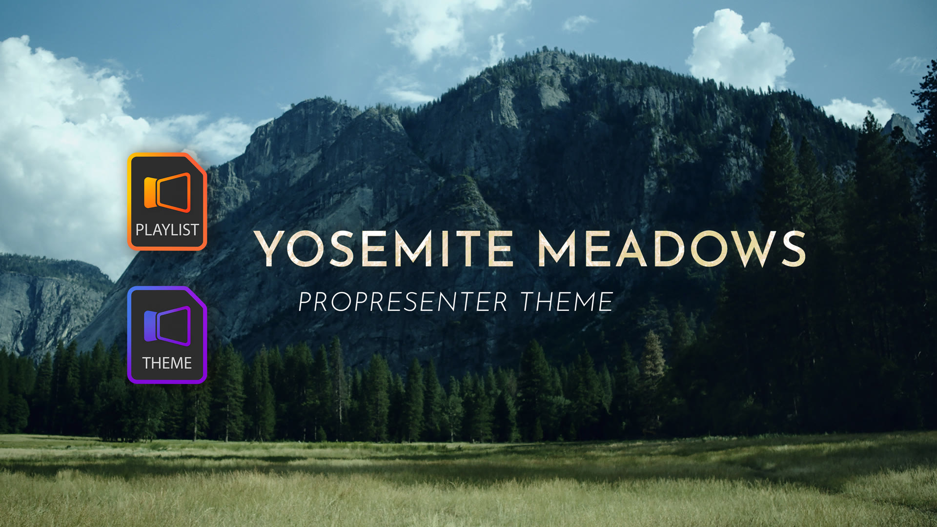 Yosemite Meadows ProPresenter Theme | Visual Revival