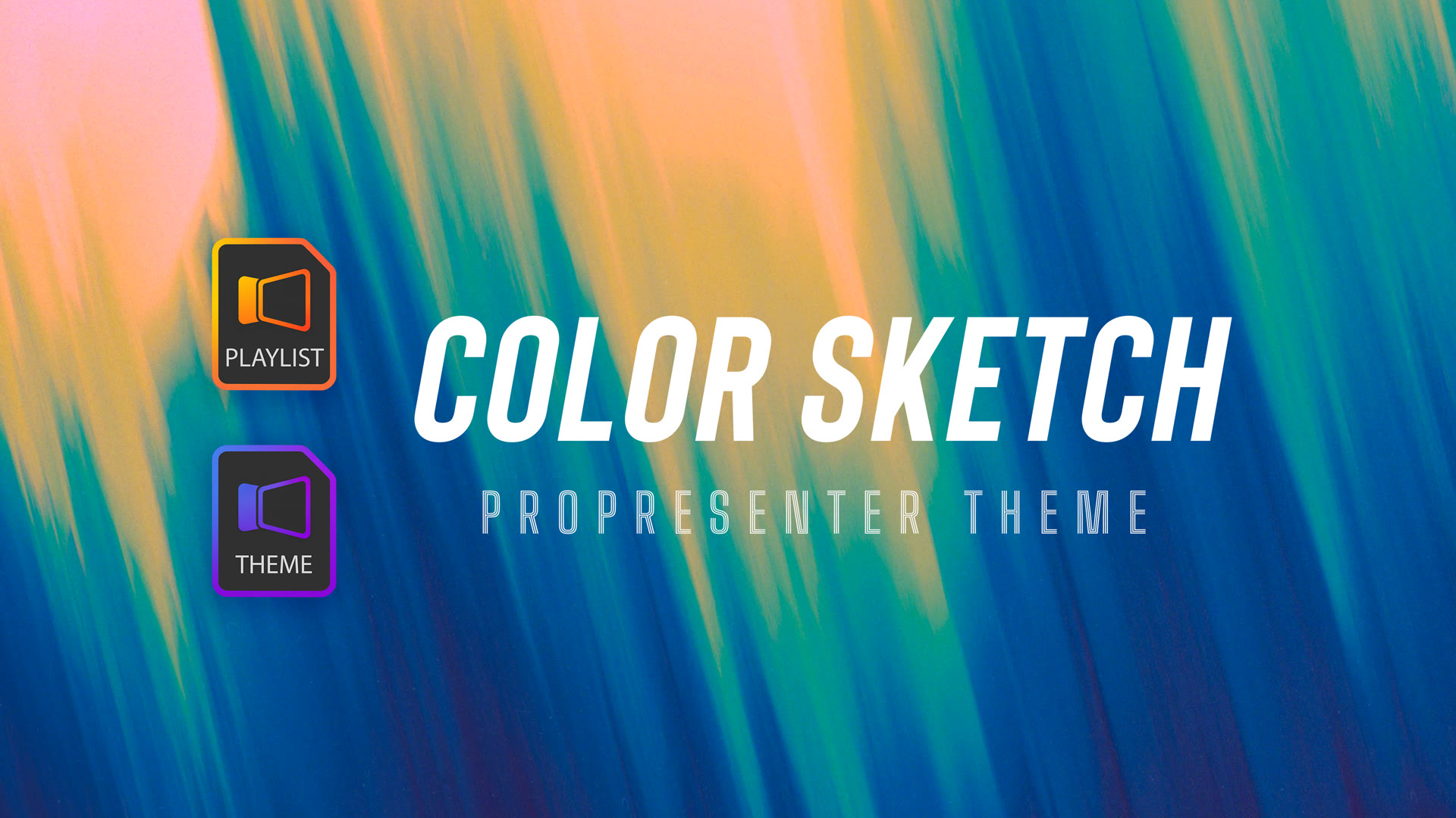 Color Sketch ProPresenter Theme | Visual Revival