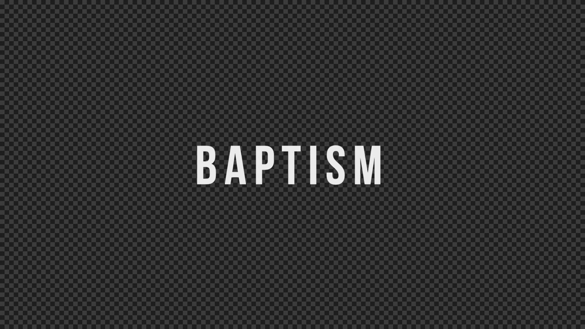 Color Sketch Title Overlay - Baptism | Visual Revival