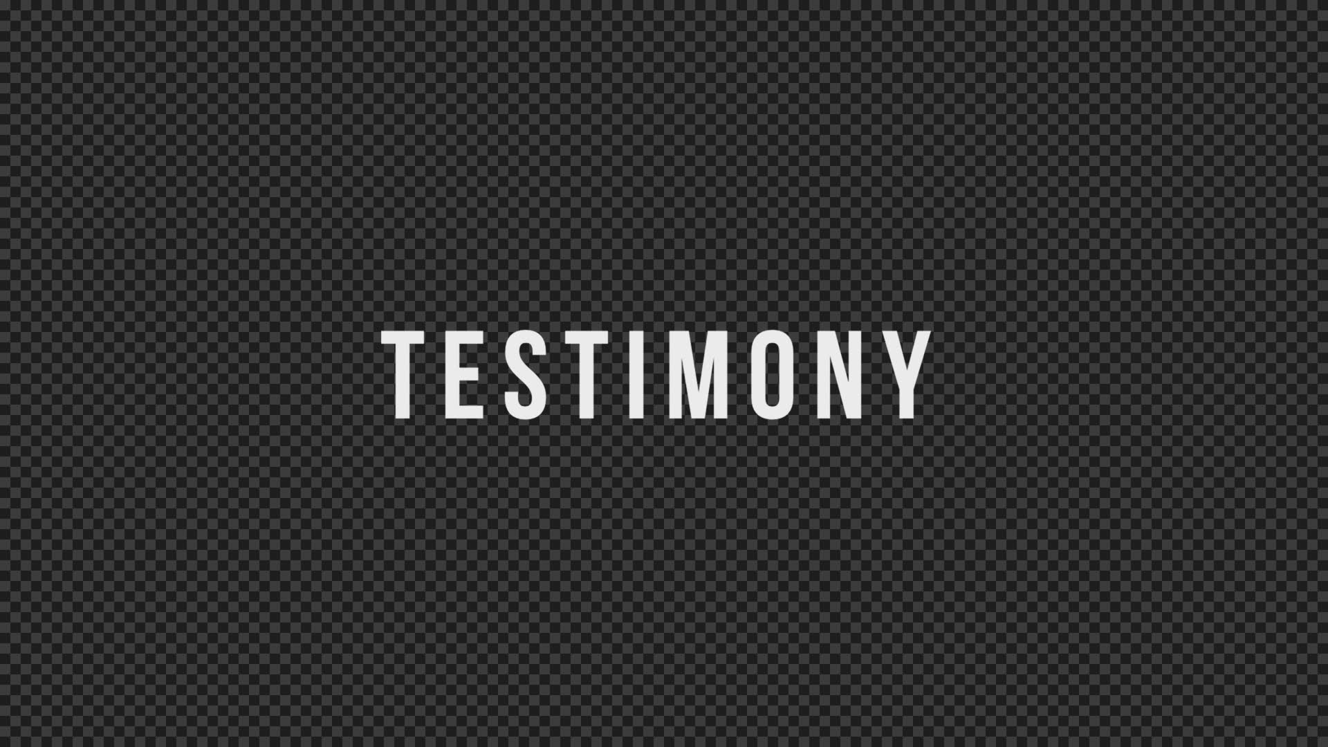Color Sketch Title Overlay - Testimony | Visual Revival