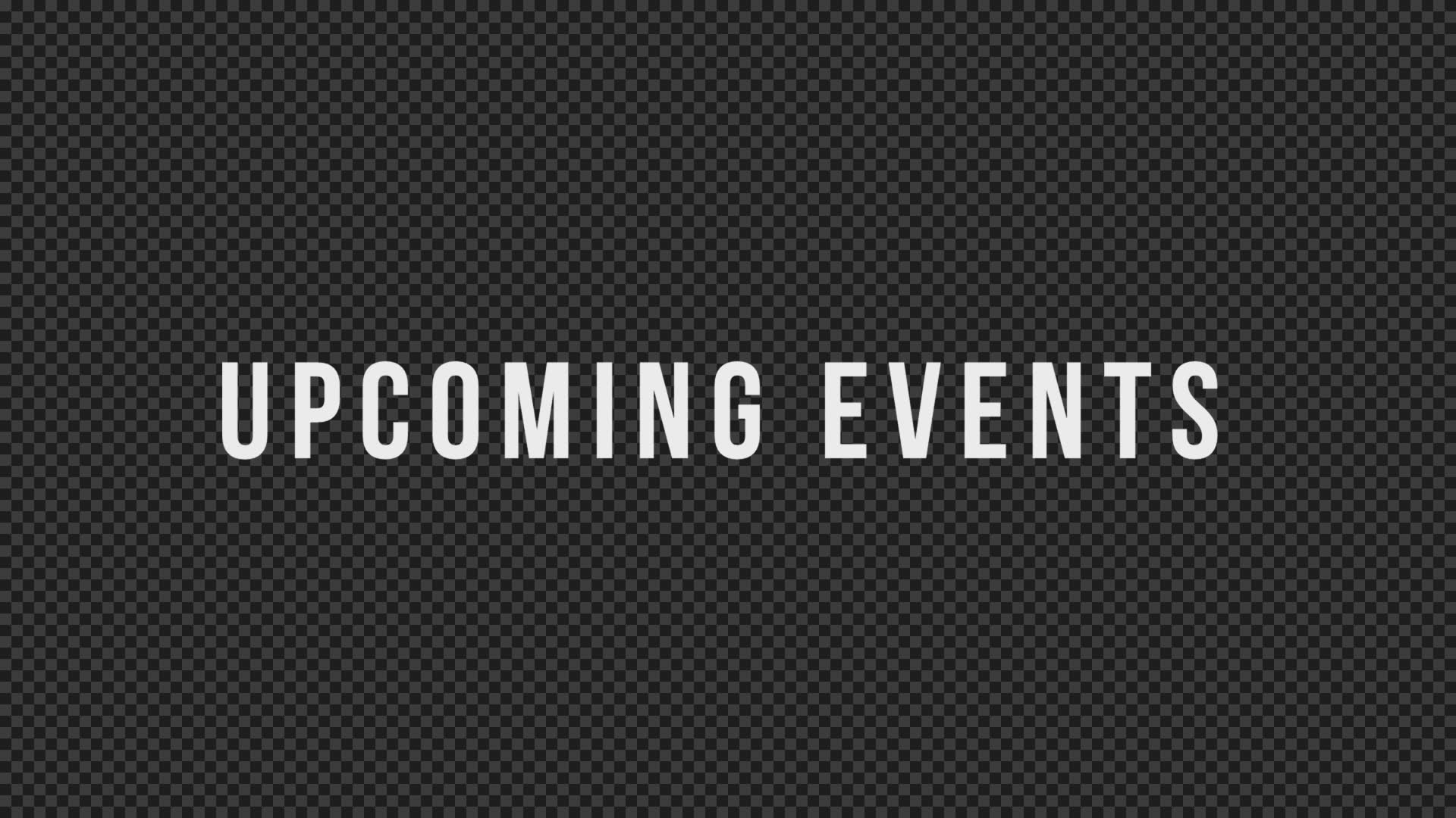 Color Sketch Title Overlay - Upcoming Events | Visual Revival