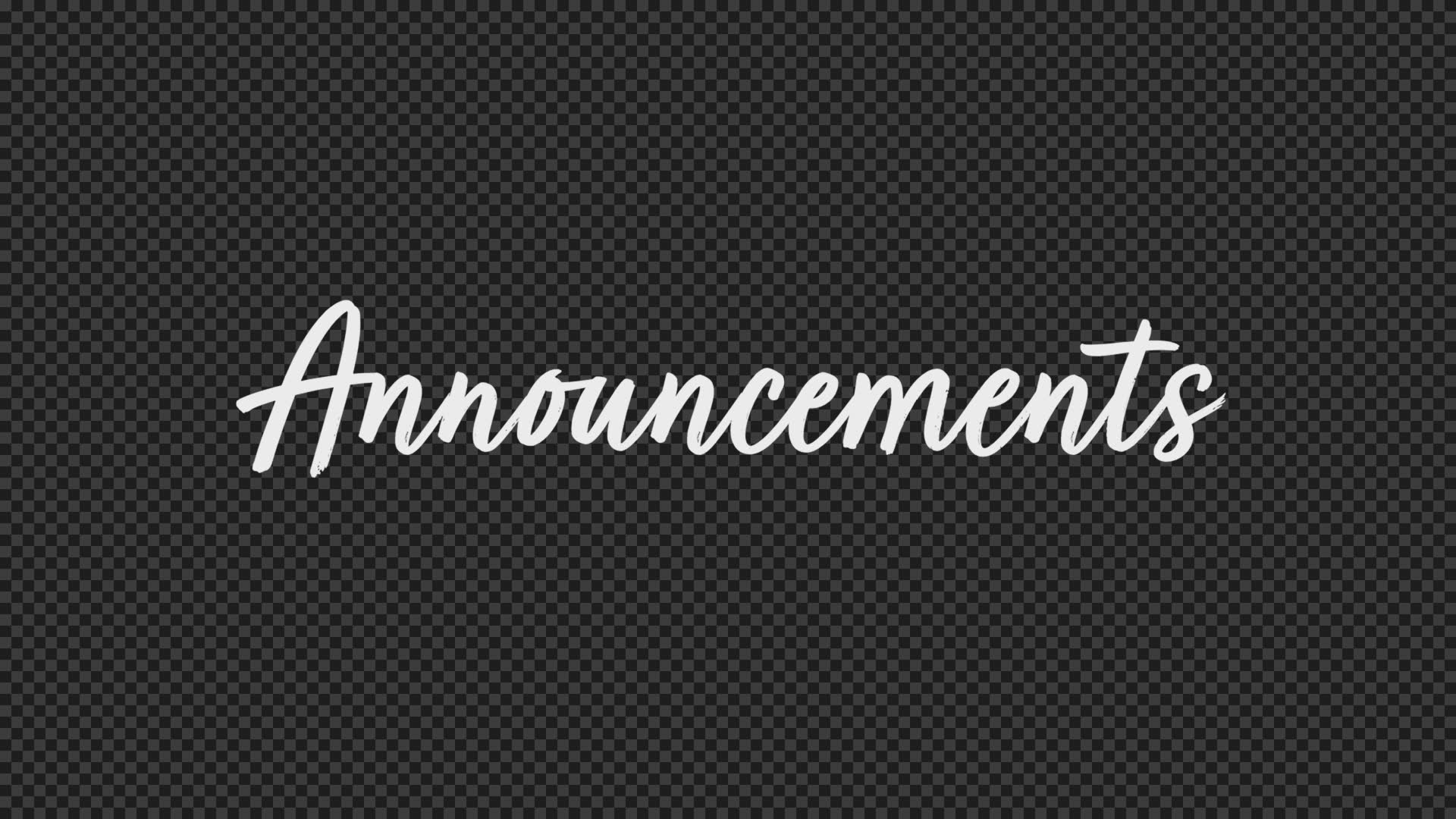 Color Edge Title Overlay - Announcements | Visual Revival