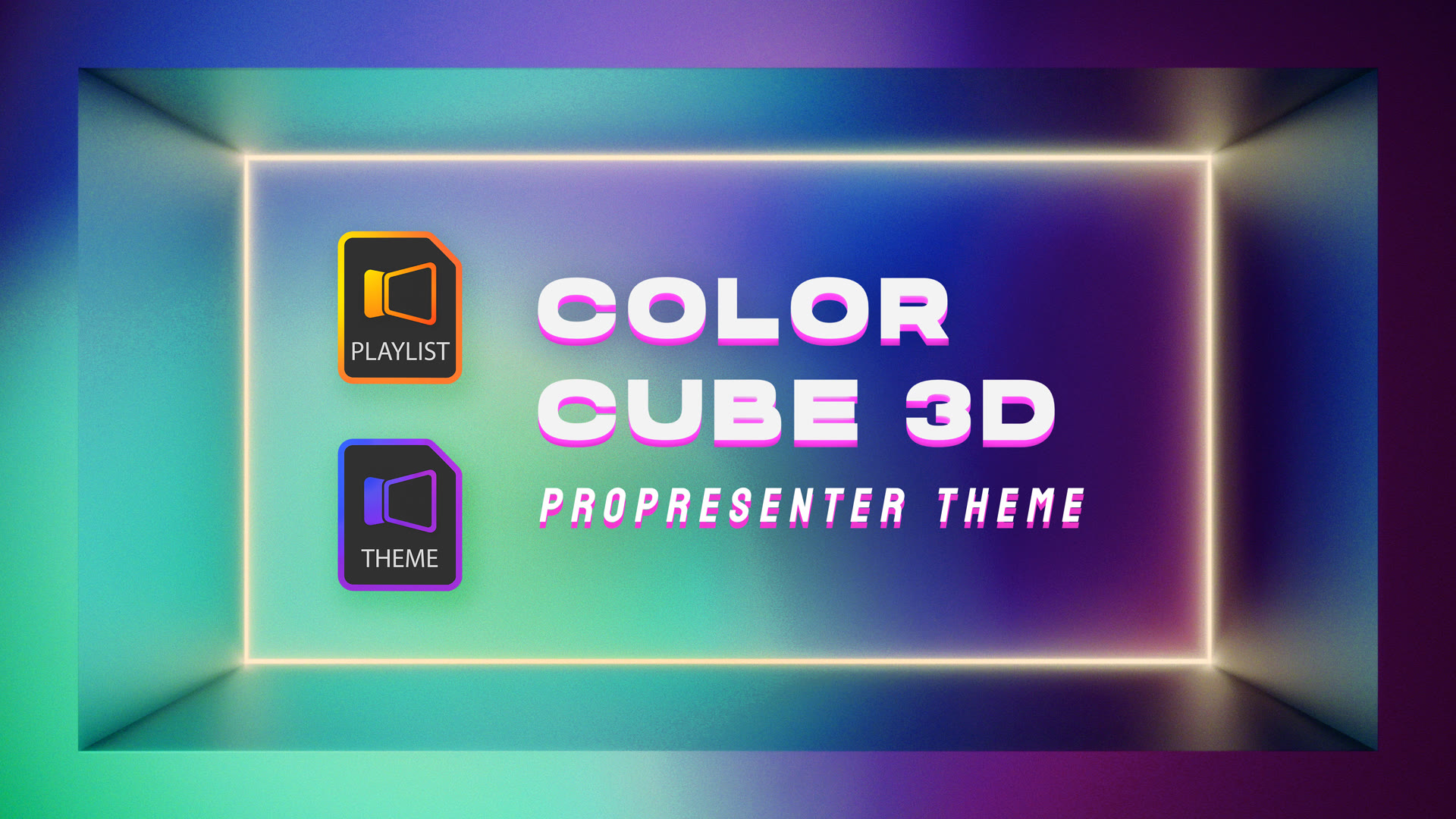 Color Cube 3D ProPresenter Theme | Visual Revival