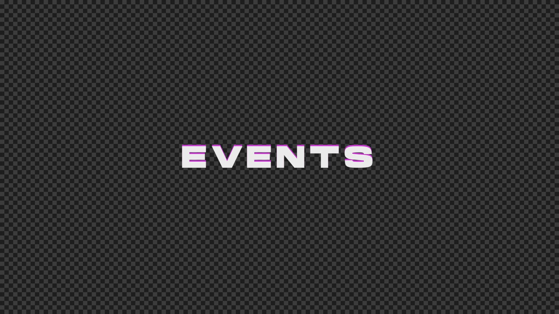 Color Cube 3D Title Overlay - Events | Visual Revival