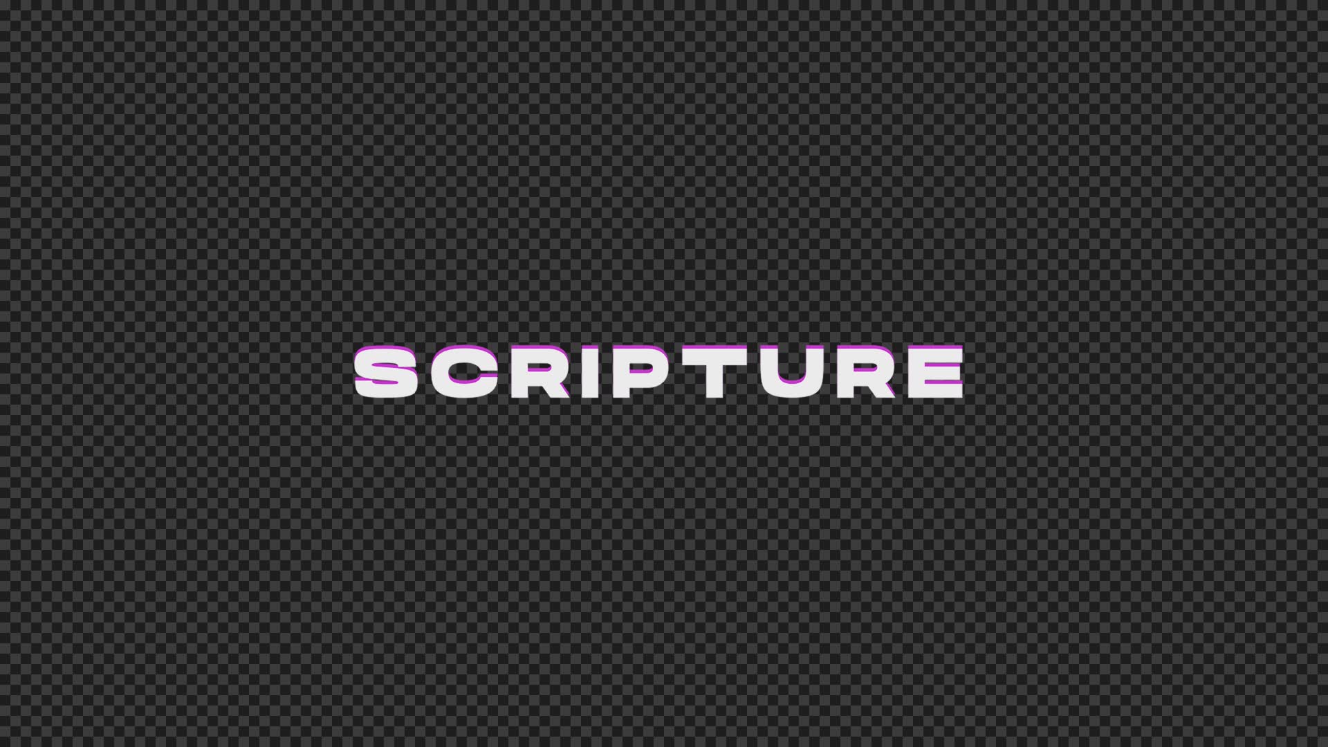 Color Cube 3D Title Overlay - Scripture | Visual Revival