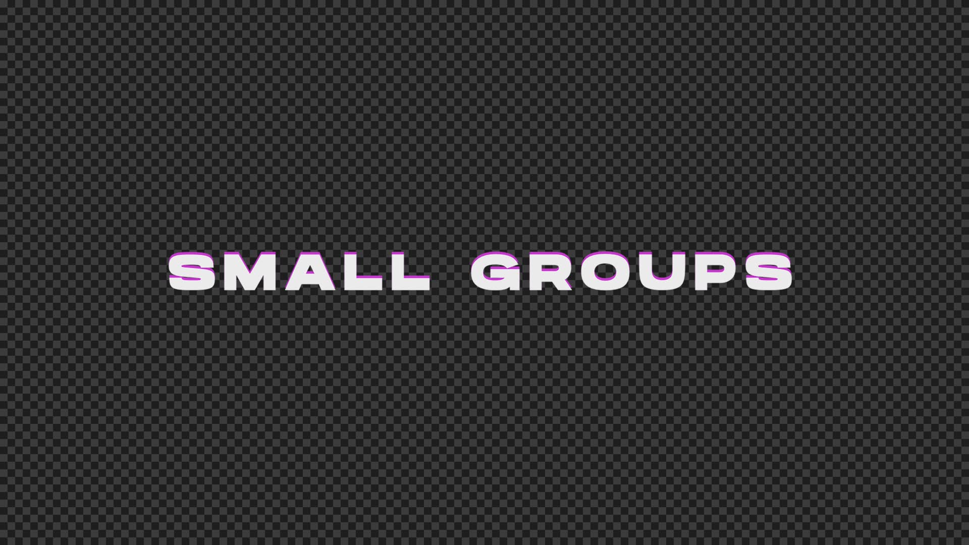 Color Cube 3D Title Overlay - Small Groups | Visual Revival