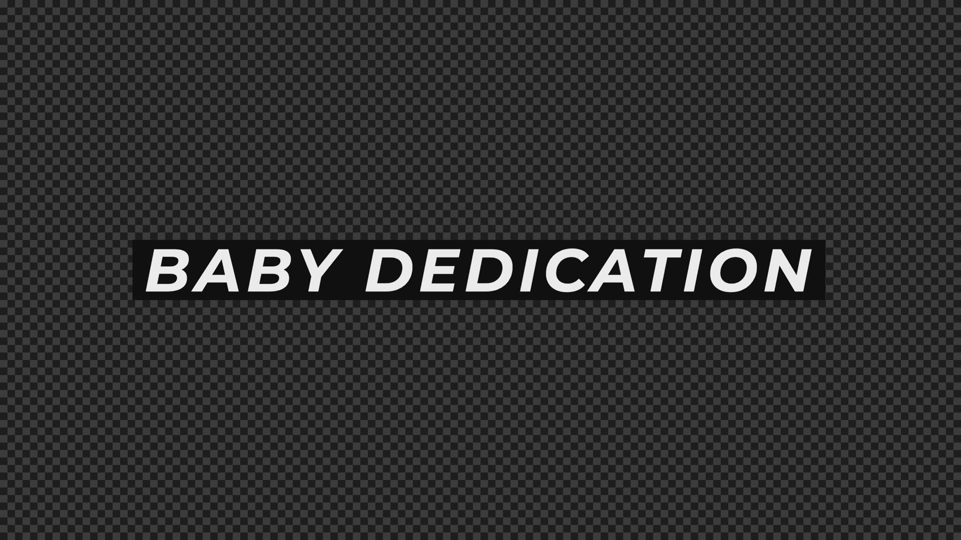 Desert Cliffs Title Overlay - Baby Dedication | Visual Revival