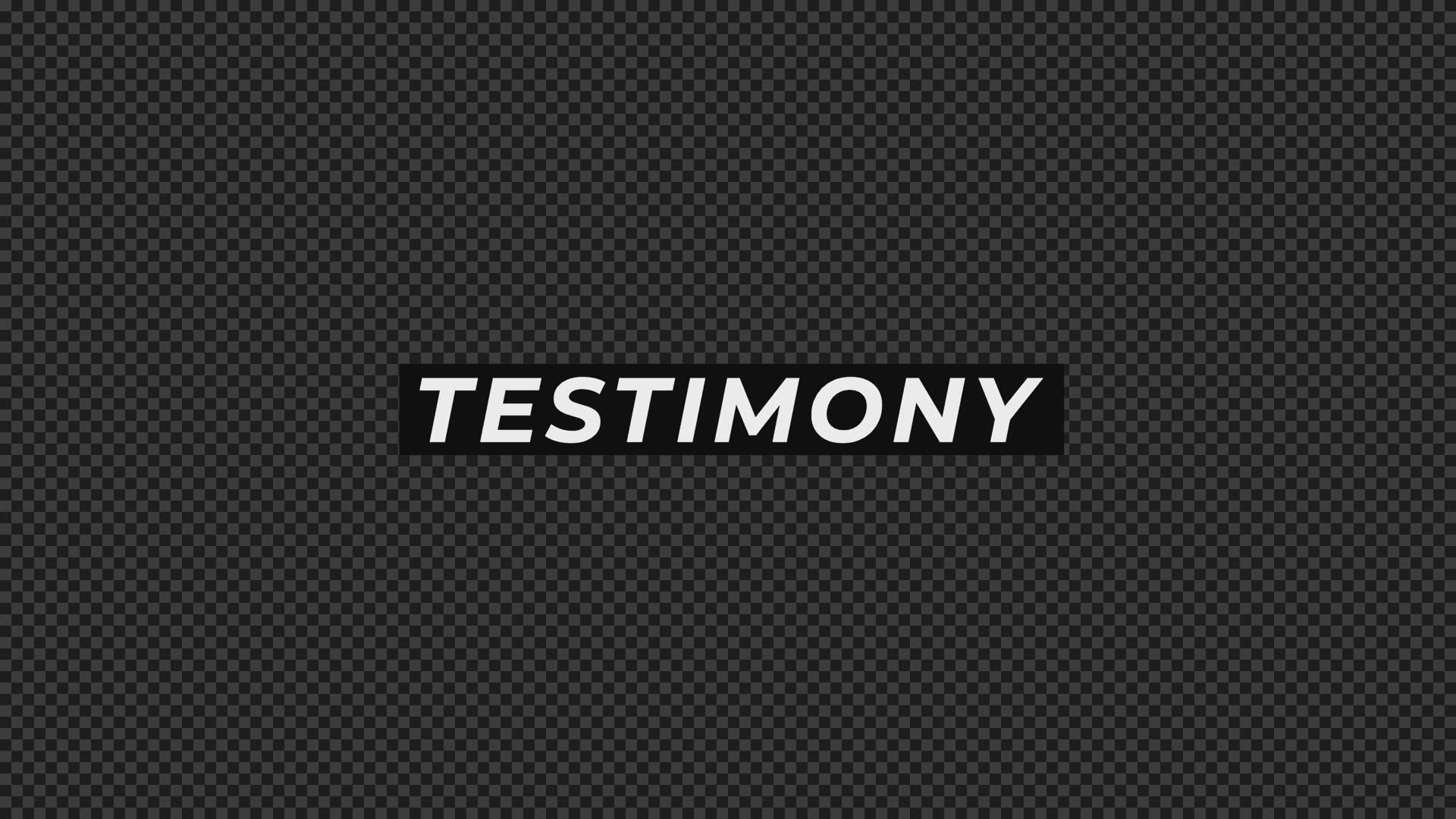 Desert Cliffs Title Overlay - Testimony | Visual Revival