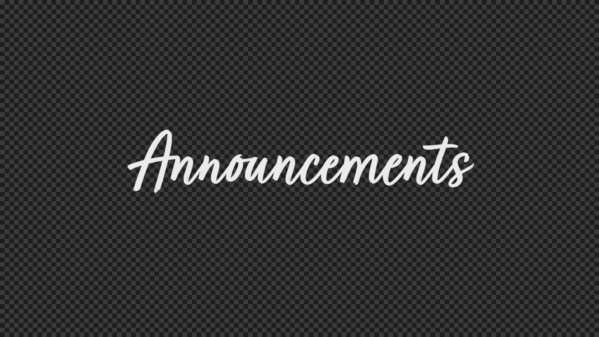 Ocean Sunset Title Overlay - Announcements | Visual Revival