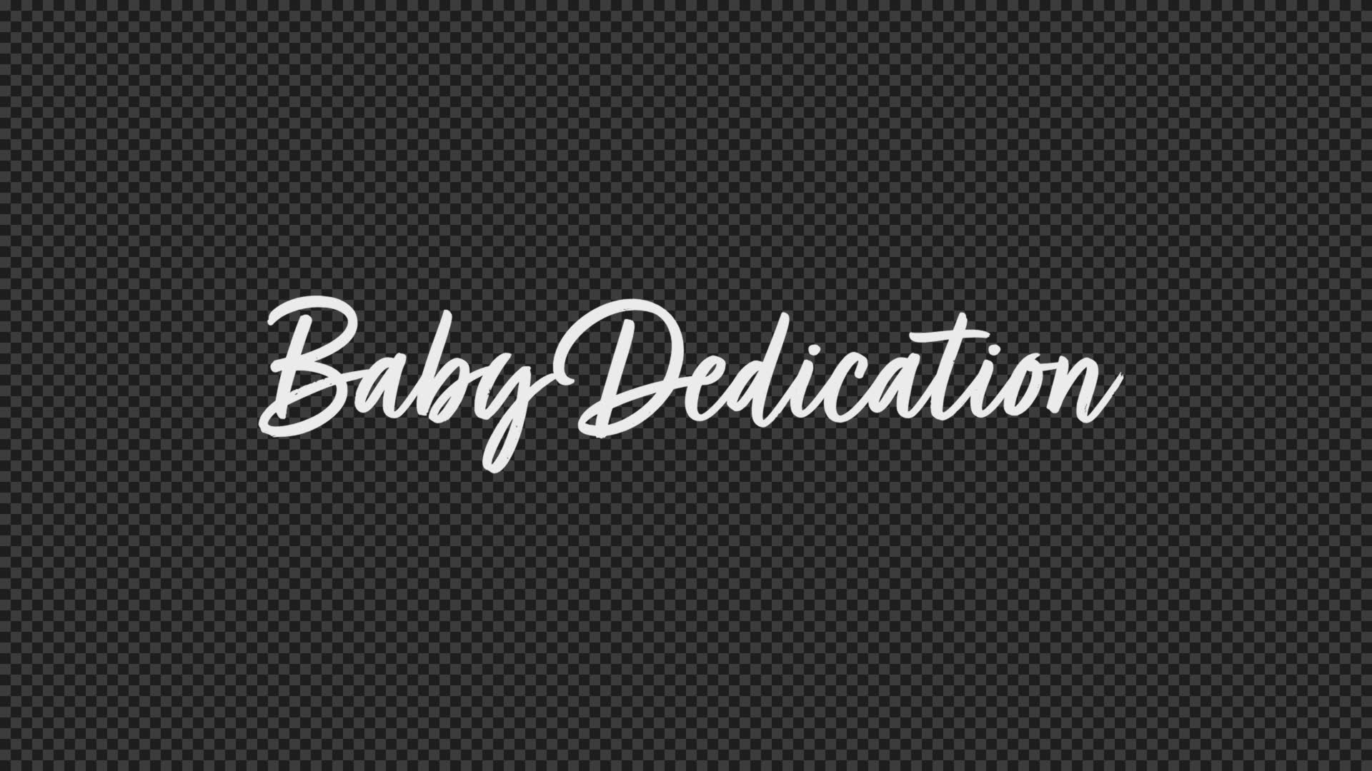 Ocean Sunset Title Overlay - Baby Dedication | Visual Revival