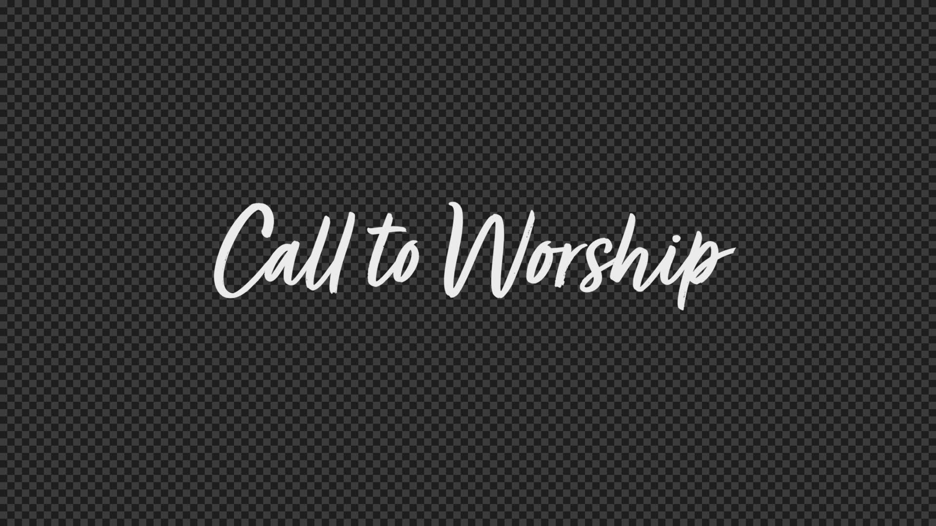 Ocean Sunset Title Overlay - Call To Worship | Visual Revival