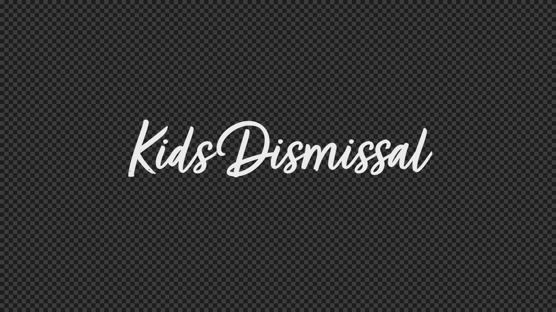 Ocean Sunset Title Overlay - Kids Dismissal | Visual Revival