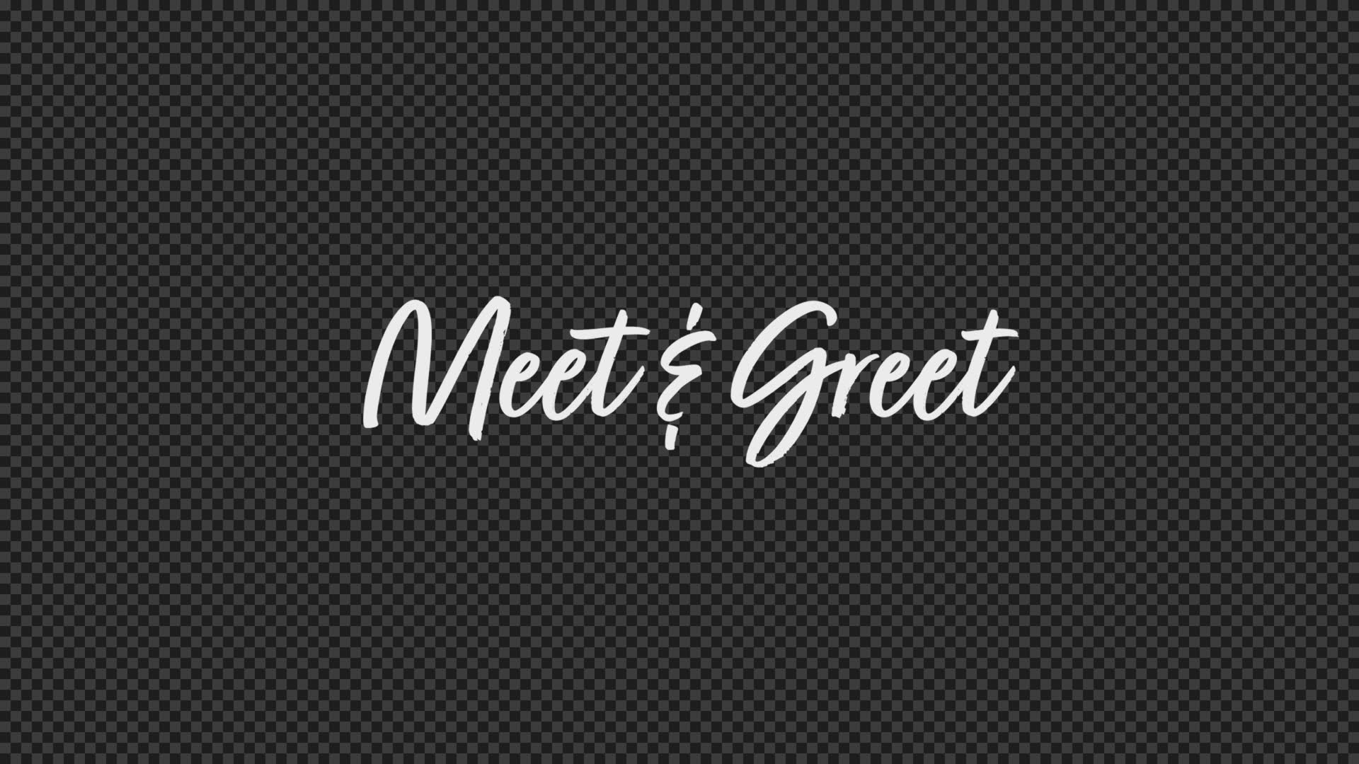 Ocean Sunset Title Overlay - Meet And Greet | Visual Revival