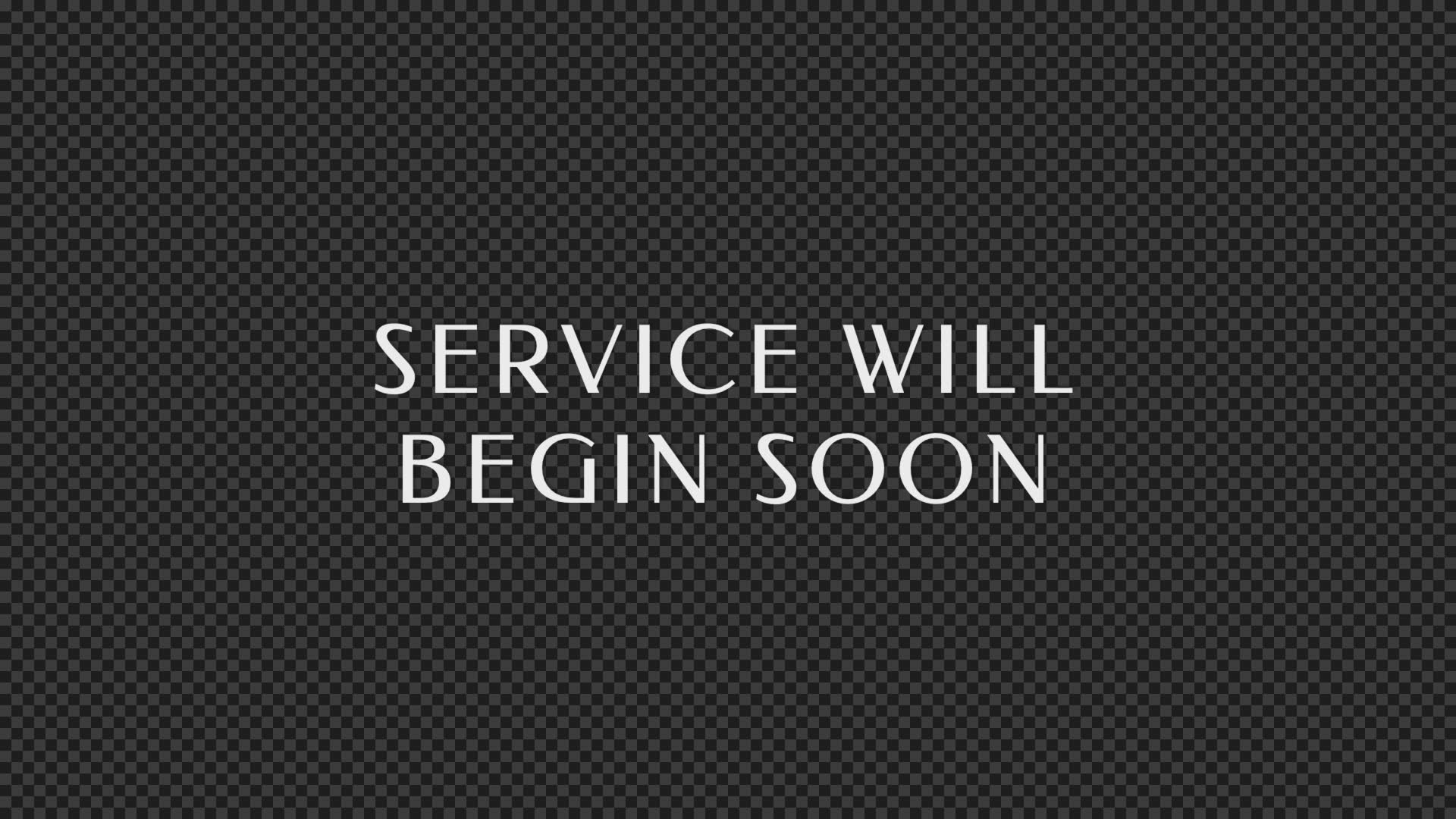 Big Sur Reflection Title Overlay - Service Will Begin Soon | Visual Revival