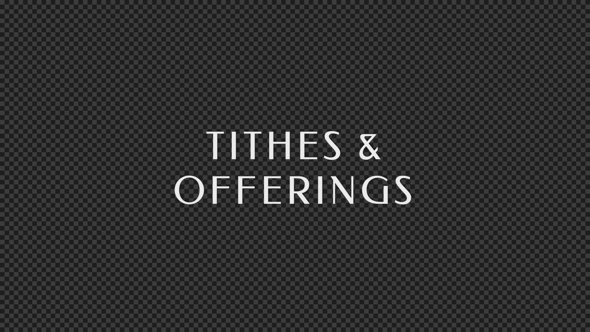 Big Sur Reflection Title Overlay - Tithes And Offerings | Visual Revival