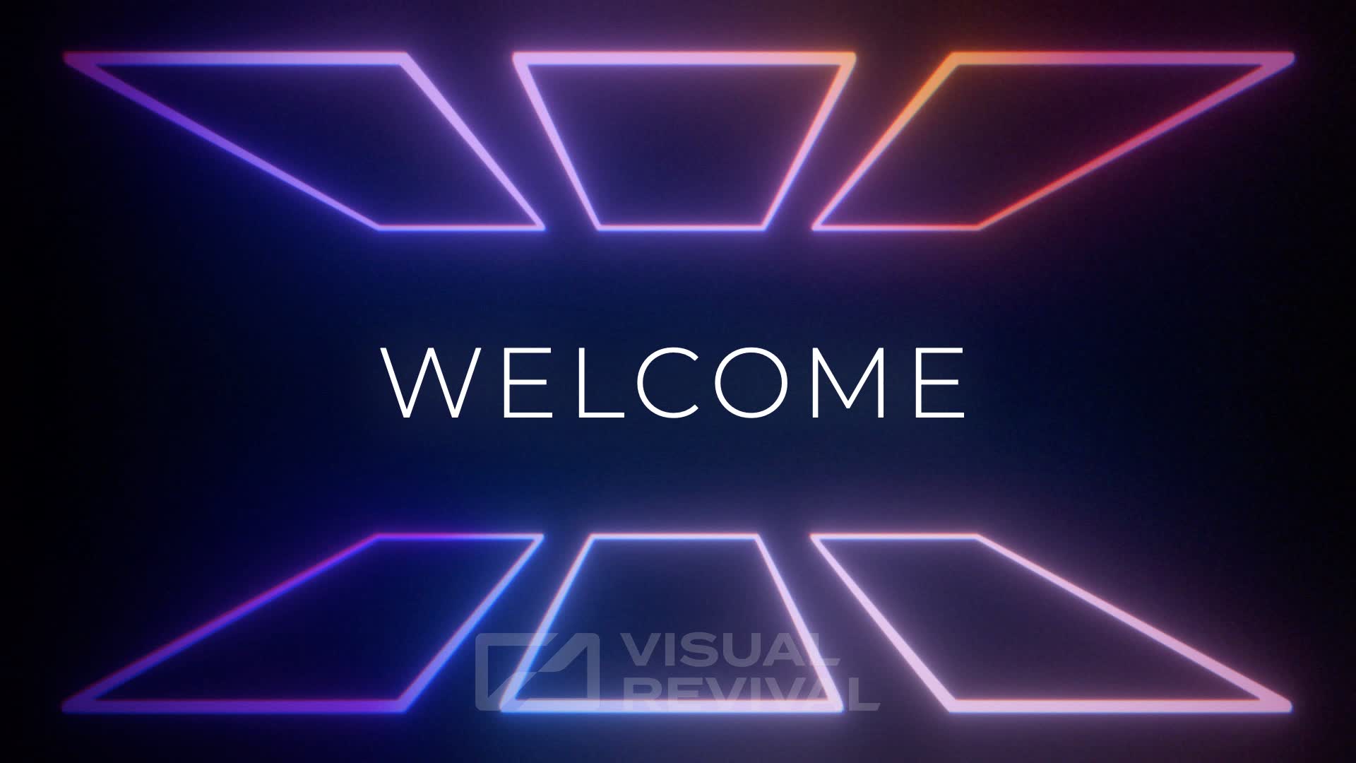 Retro Frame 3D Title Slide - Welcome | Visual Revival