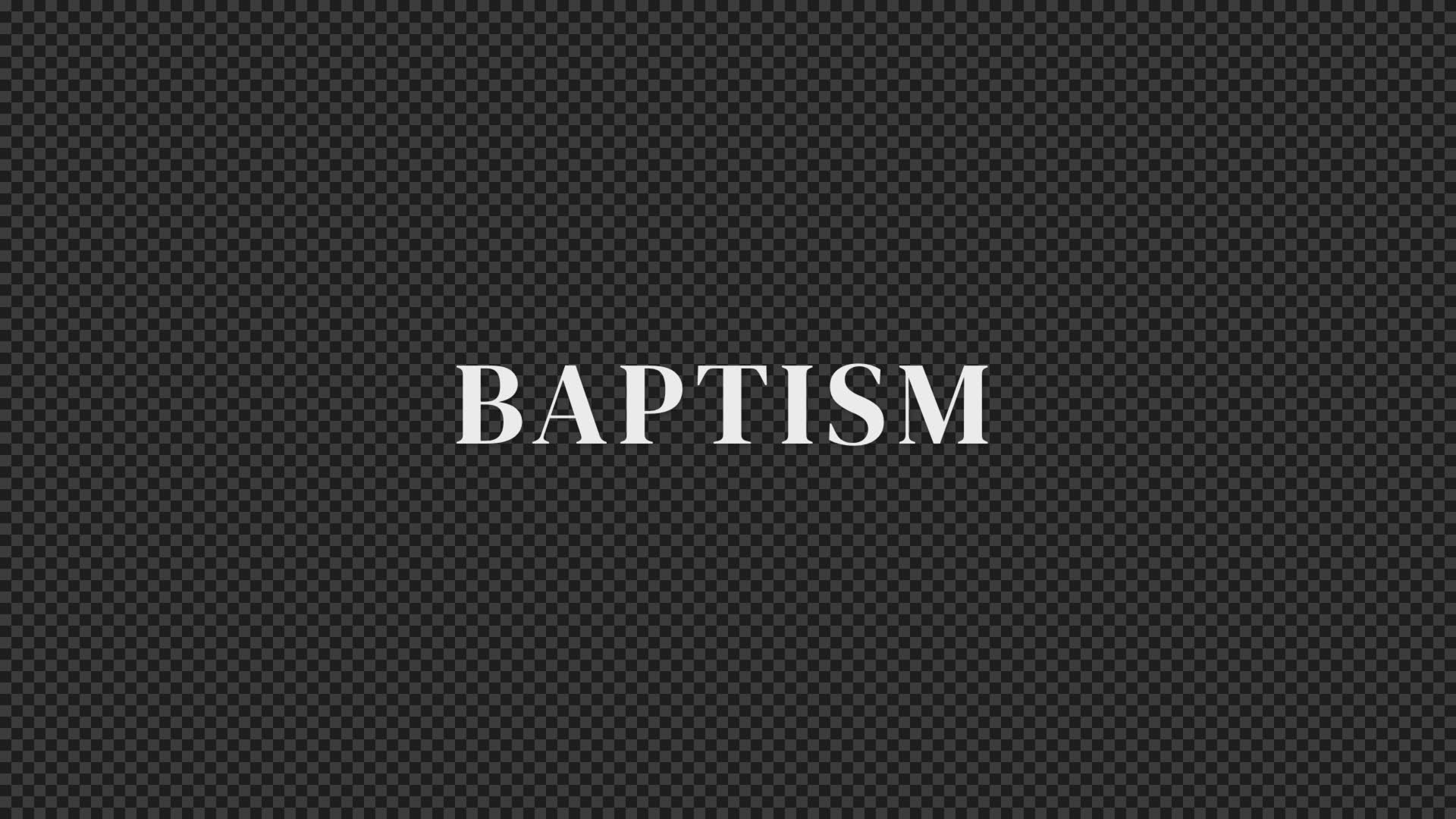 Joyful Lights Title Overlay - Baptism | Visual Revival