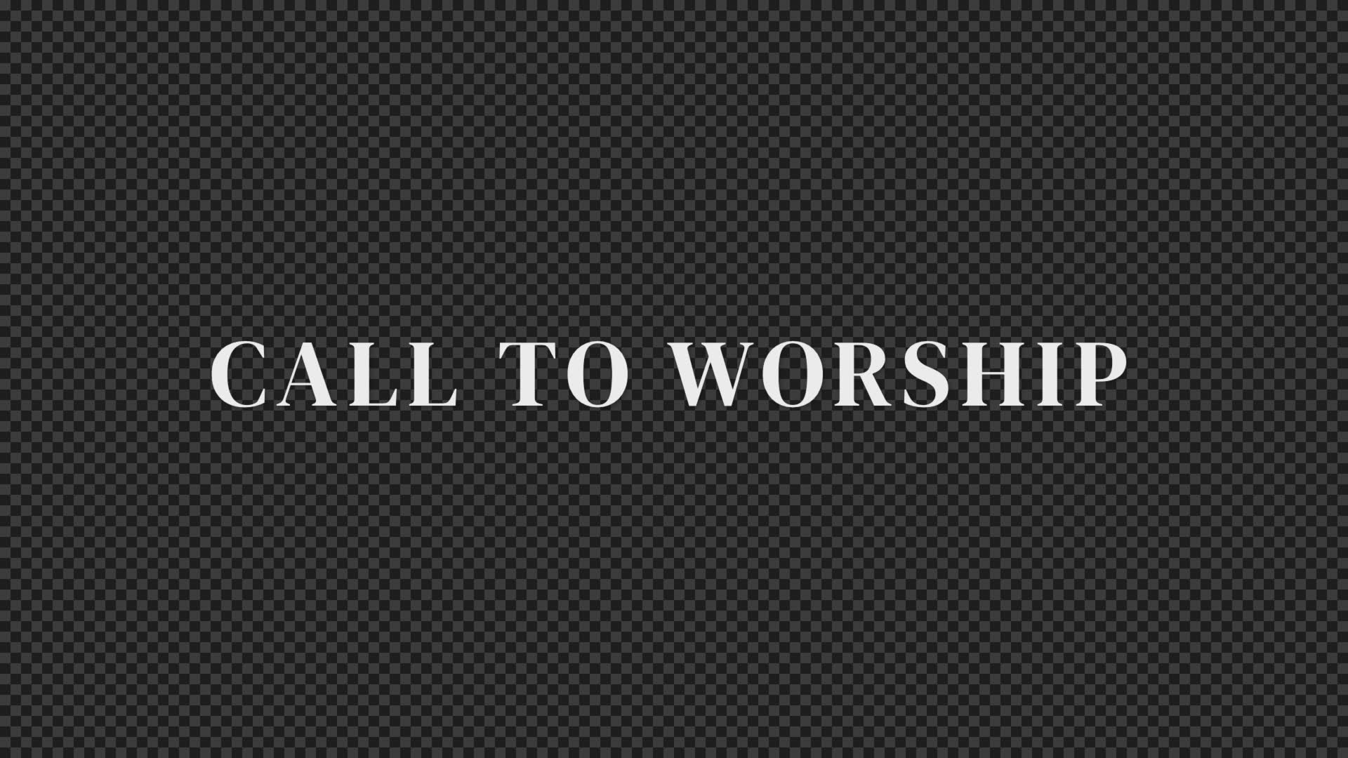Joyful Lights Title Overlay - Call To Worship | Visual Revival