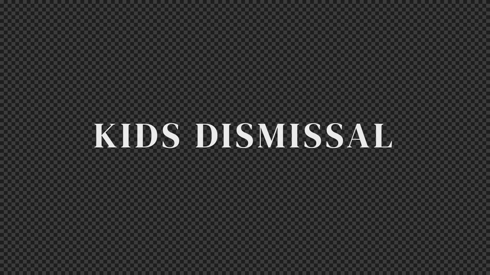 Joyful Lights Title Overlay - Kids Dismissal | Visual Revival