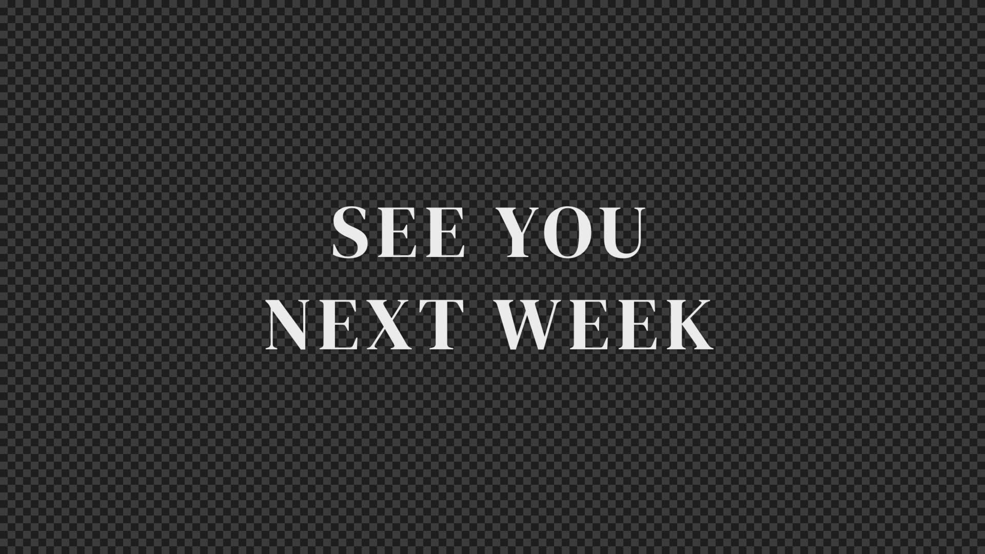 Joyful Lights Title Overlay - See You Next Week | Visual Revival