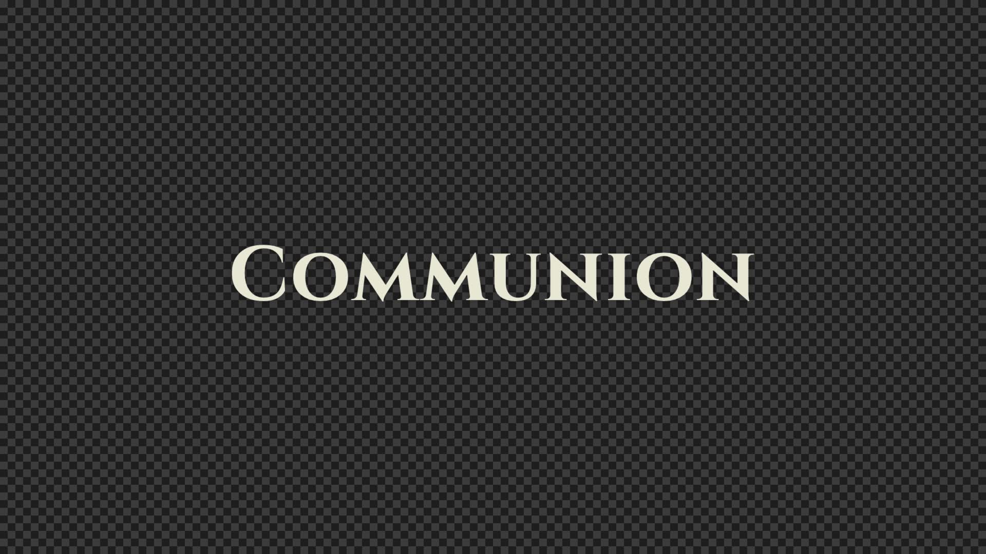 Winter Peaks Title Overlay - Communion | Visual Revival