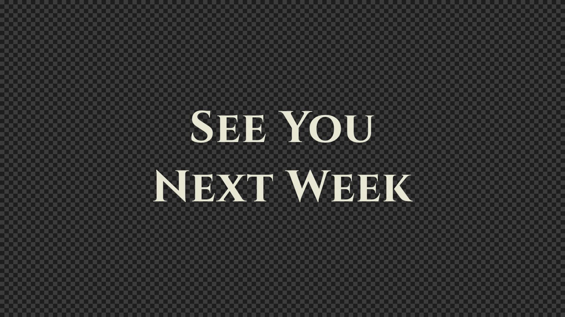 Winter Peaks Title Overlay - See You Next Week | Visual Revival