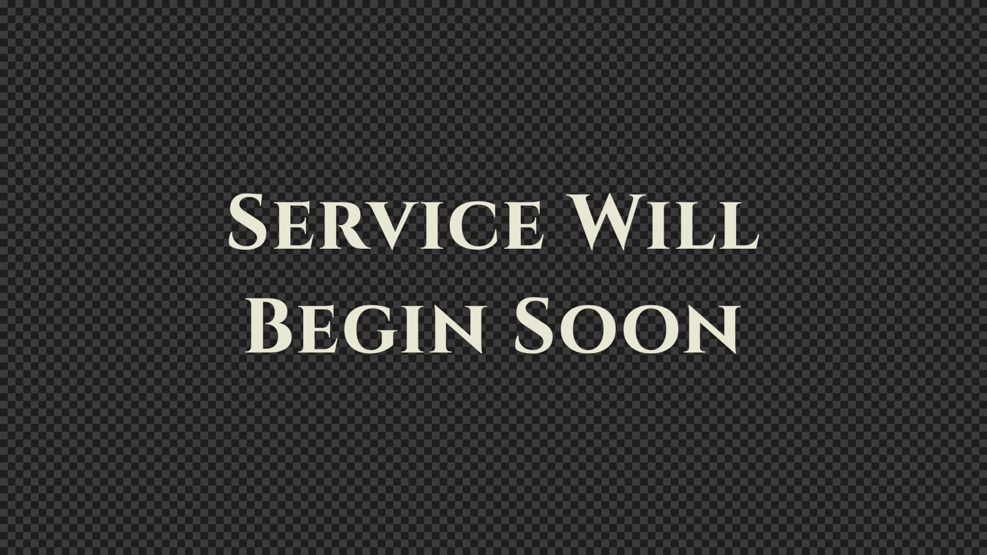 Winter Peaks Title Overlay - Service Will Begin Soon | Visual Revival