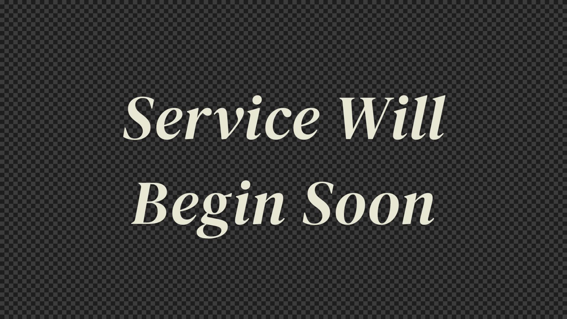 Christmas Candlelight Title Overlay - Service Will Begin Soon | Visual ...