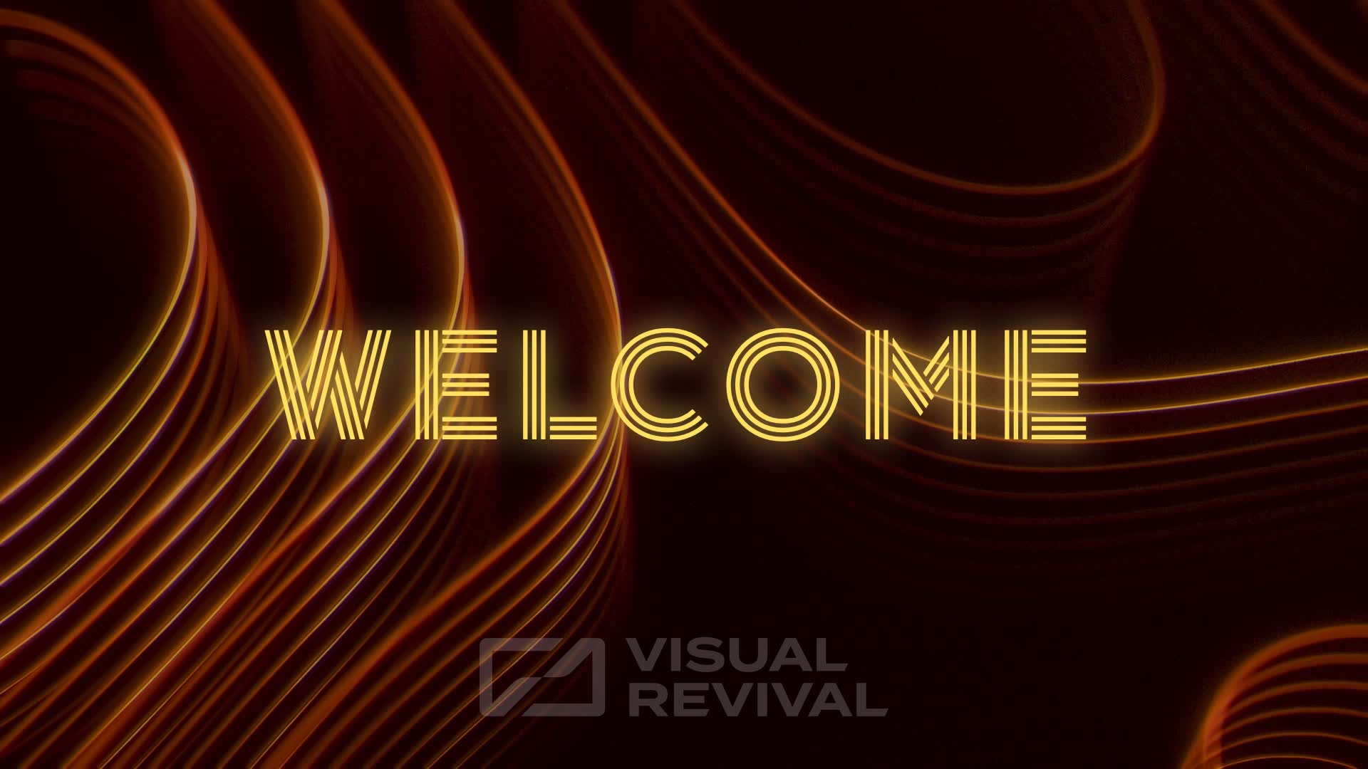 Infinite Contour Title Slide - Welcome | Visual Revival