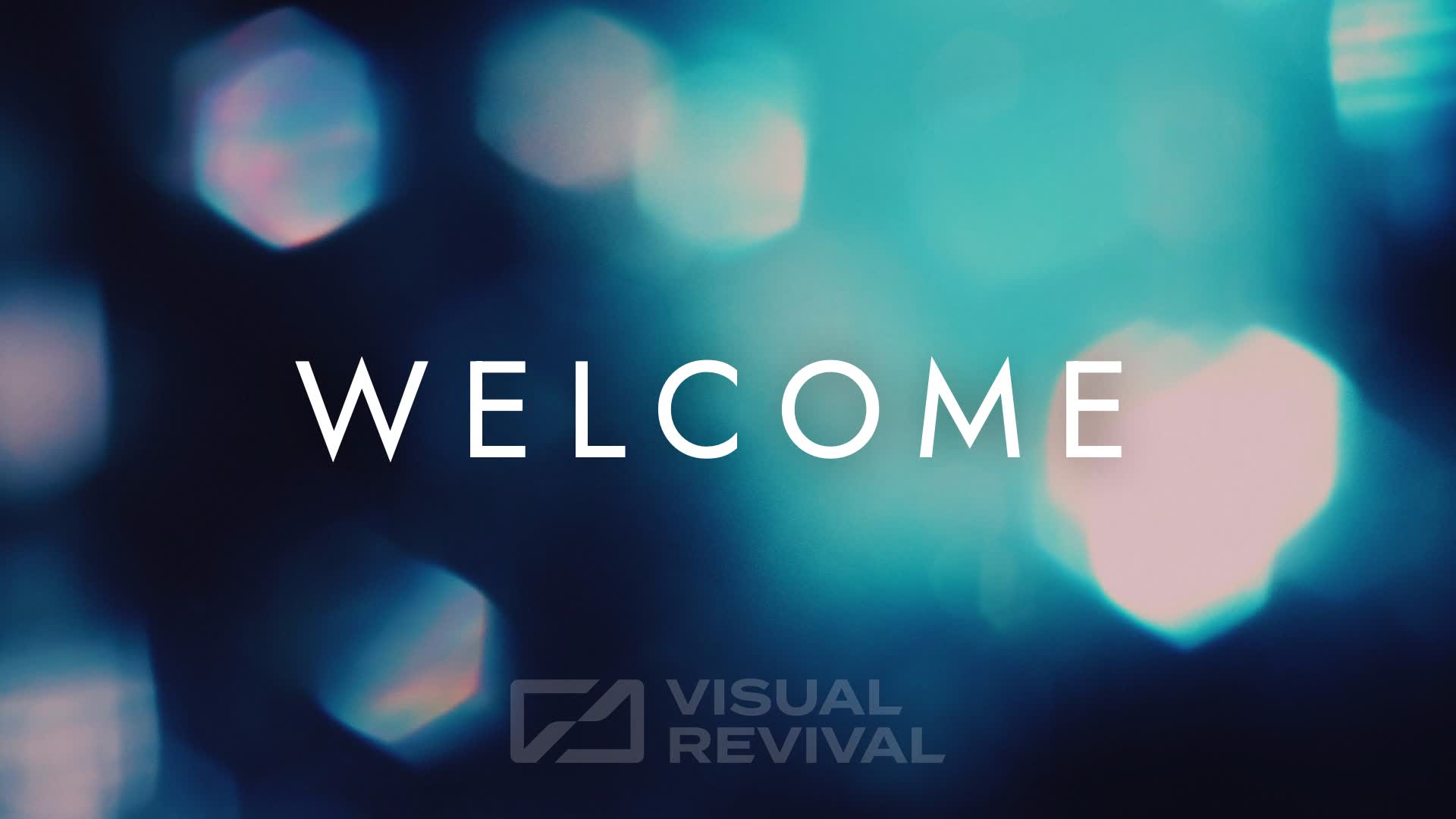 Prism Glow Title Slide - Welcome | Visual Revival