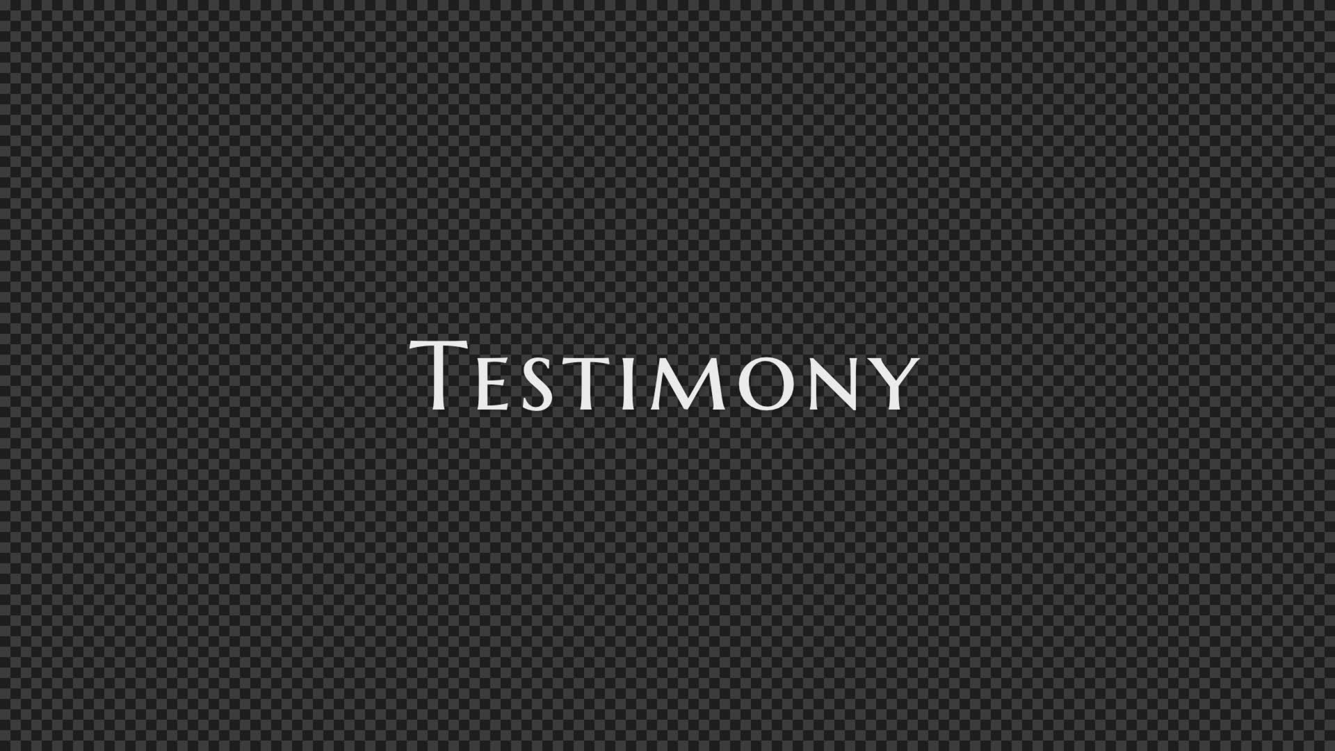 Shadow Canyon Title Overlay - Testimony | Visual Revival