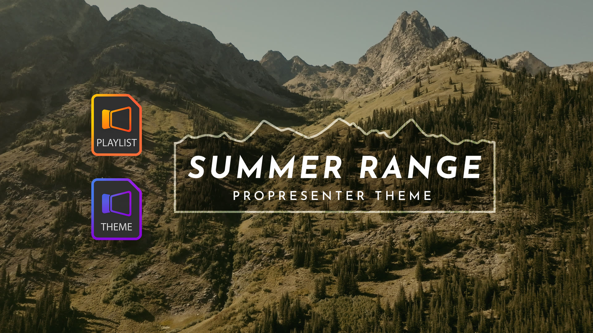 Summer Range ProPresenter Theme | Visual Revival