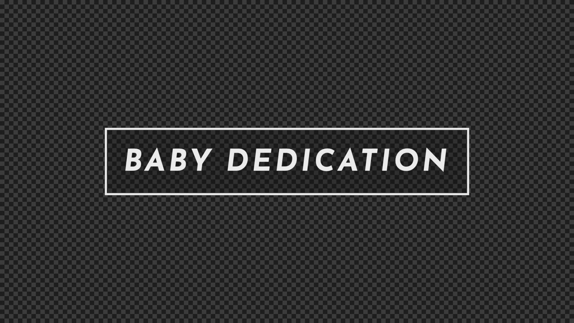 Summer Range Title Overlay - Baby Dedication | Visual Revival