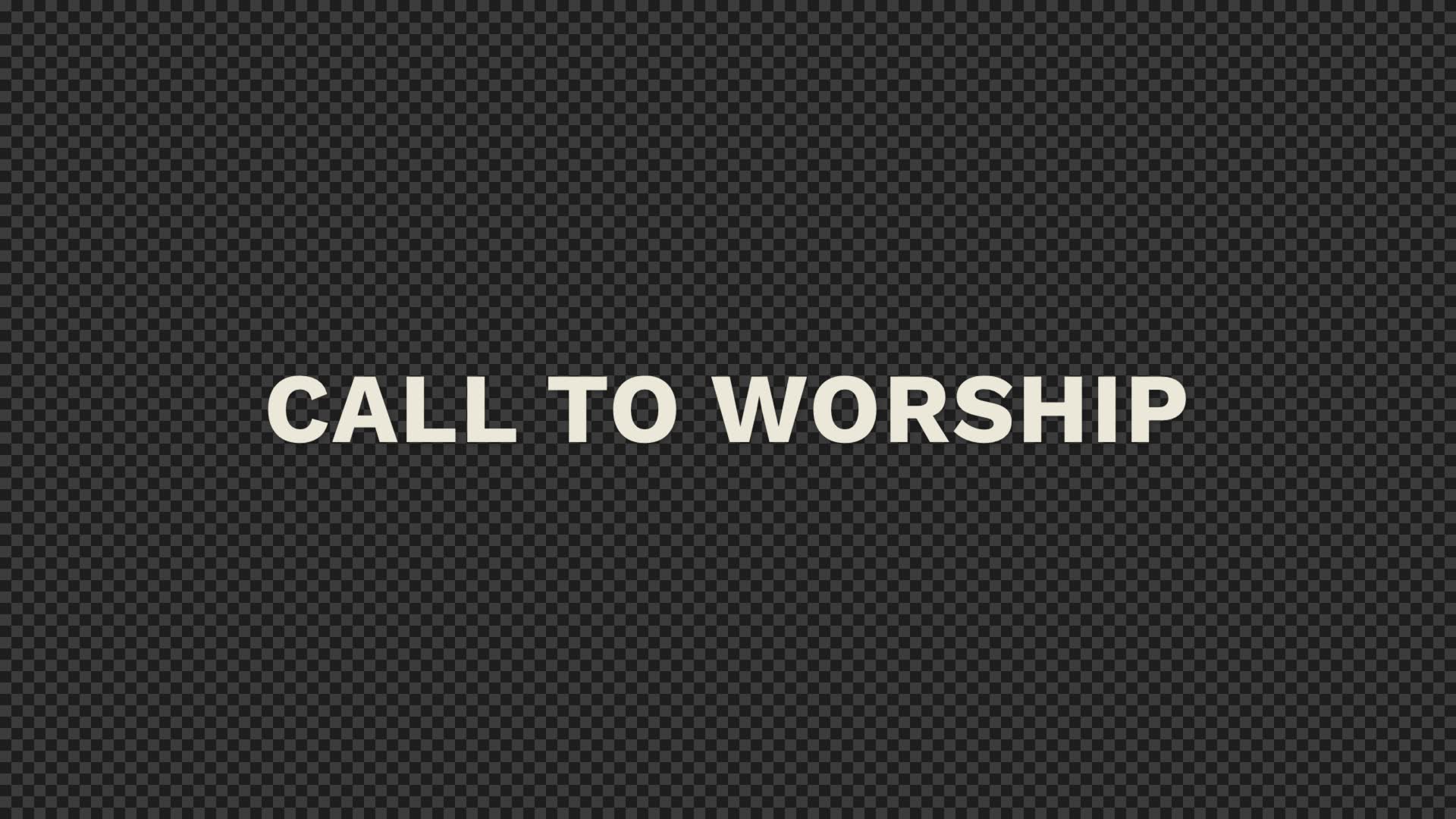 Sedona Vistas Title Overlay - Call To Worship | Visual Revival