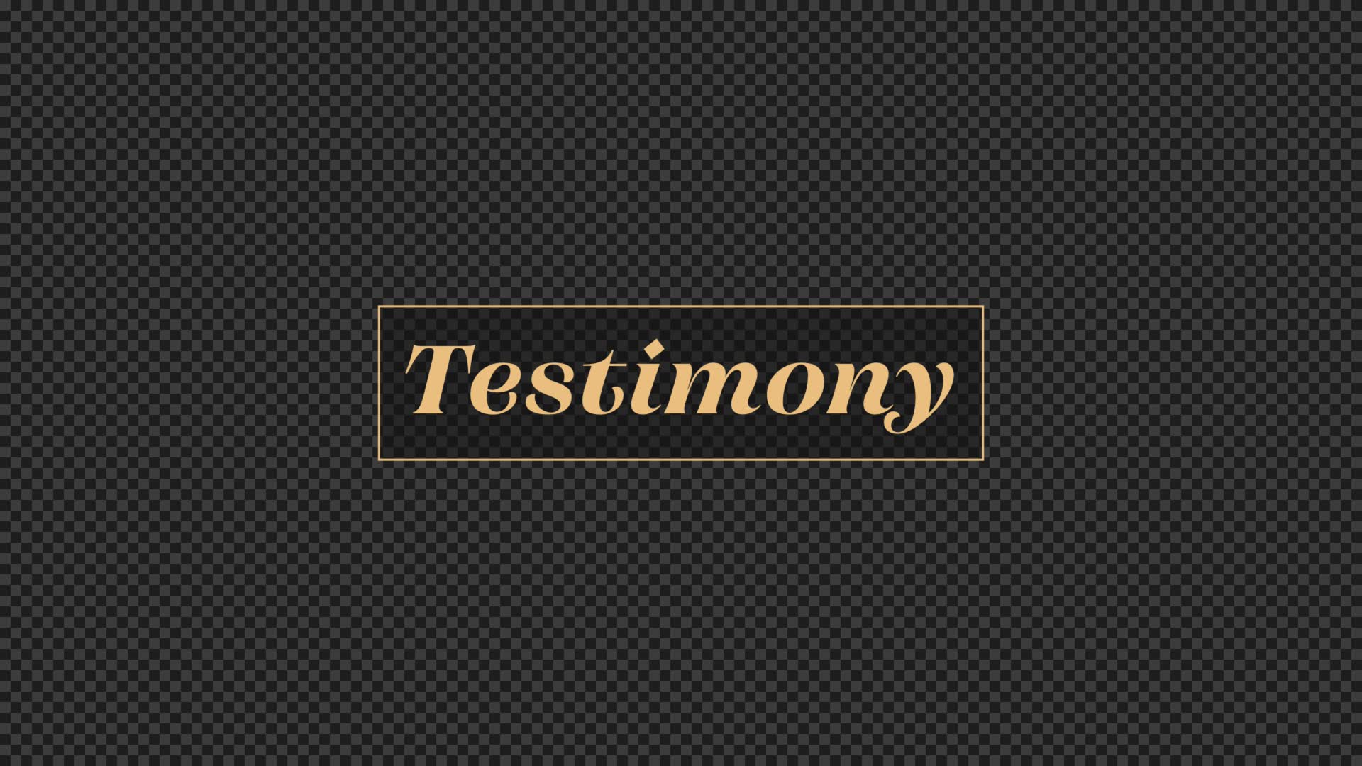 Fallen Leaves Title Overlay - Testimony | Visual Revival