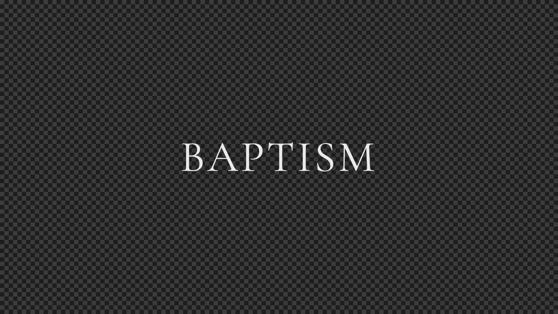 Vivid Skies Title Overlay - Baptism | Visual Revival