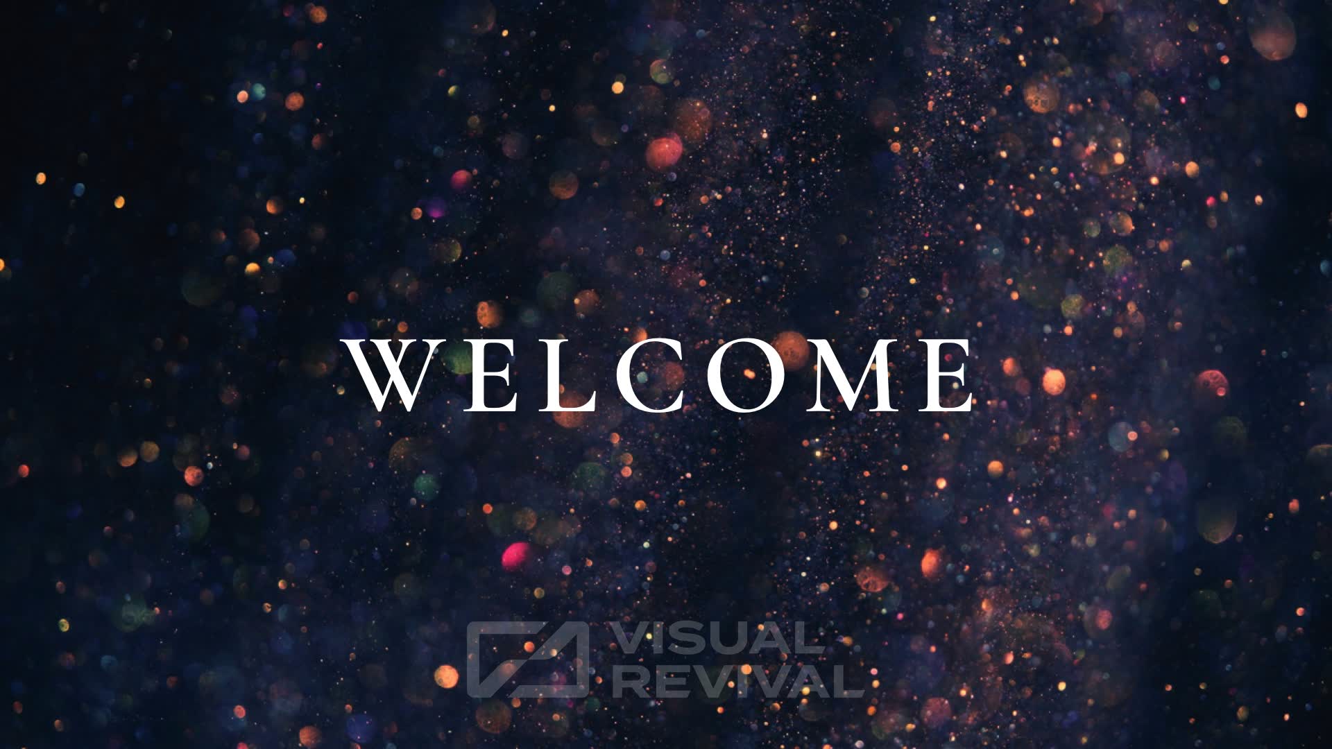 Stardust Title Slide - Welcome | Visual Revival